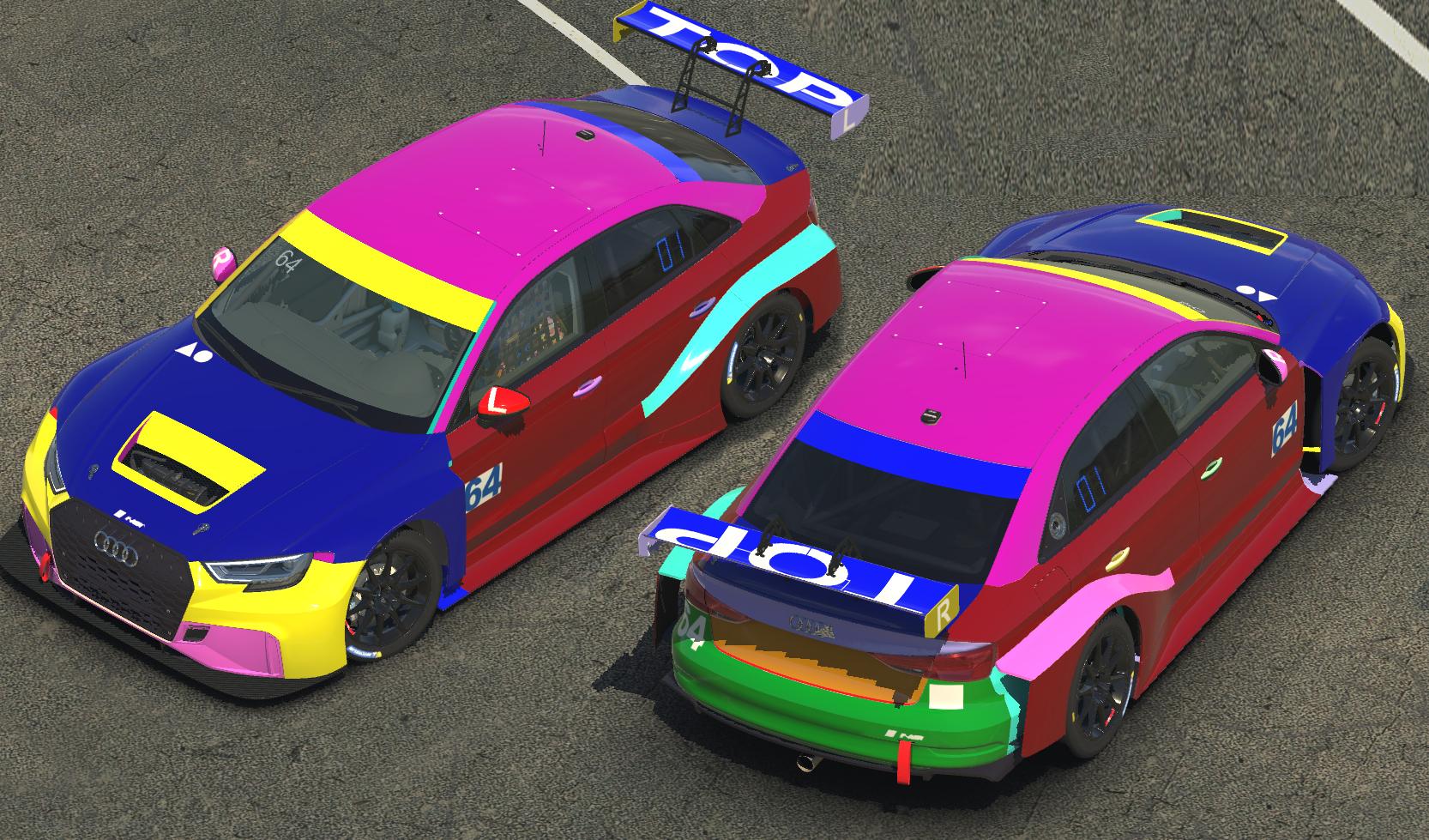 Audi TCR Parts by Clyde Coman - Trading Paints