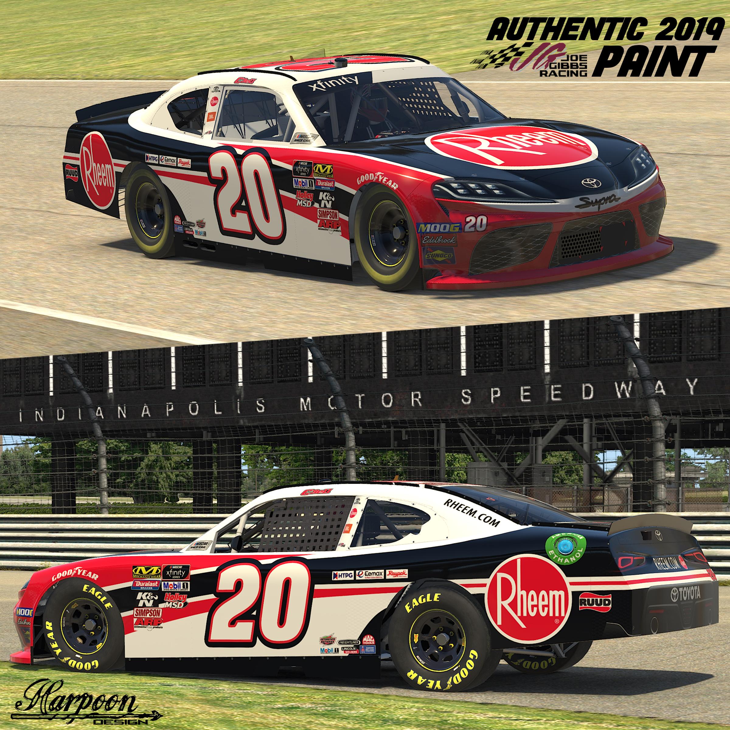 2019 Chris Bell Rheem Toyota Supra by Brantley Roden - Trading Paints