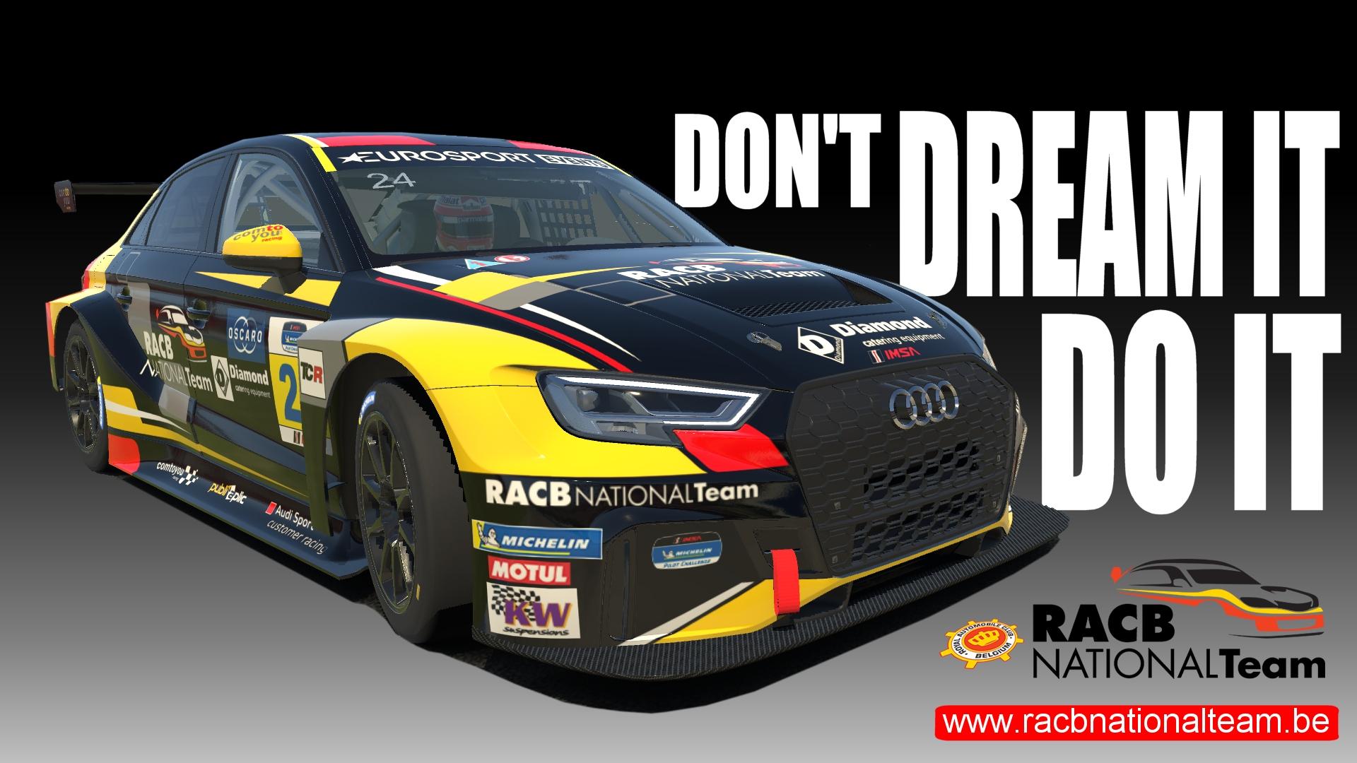 Audi RS3 LMS RACB by Don Craig - Trading Paints