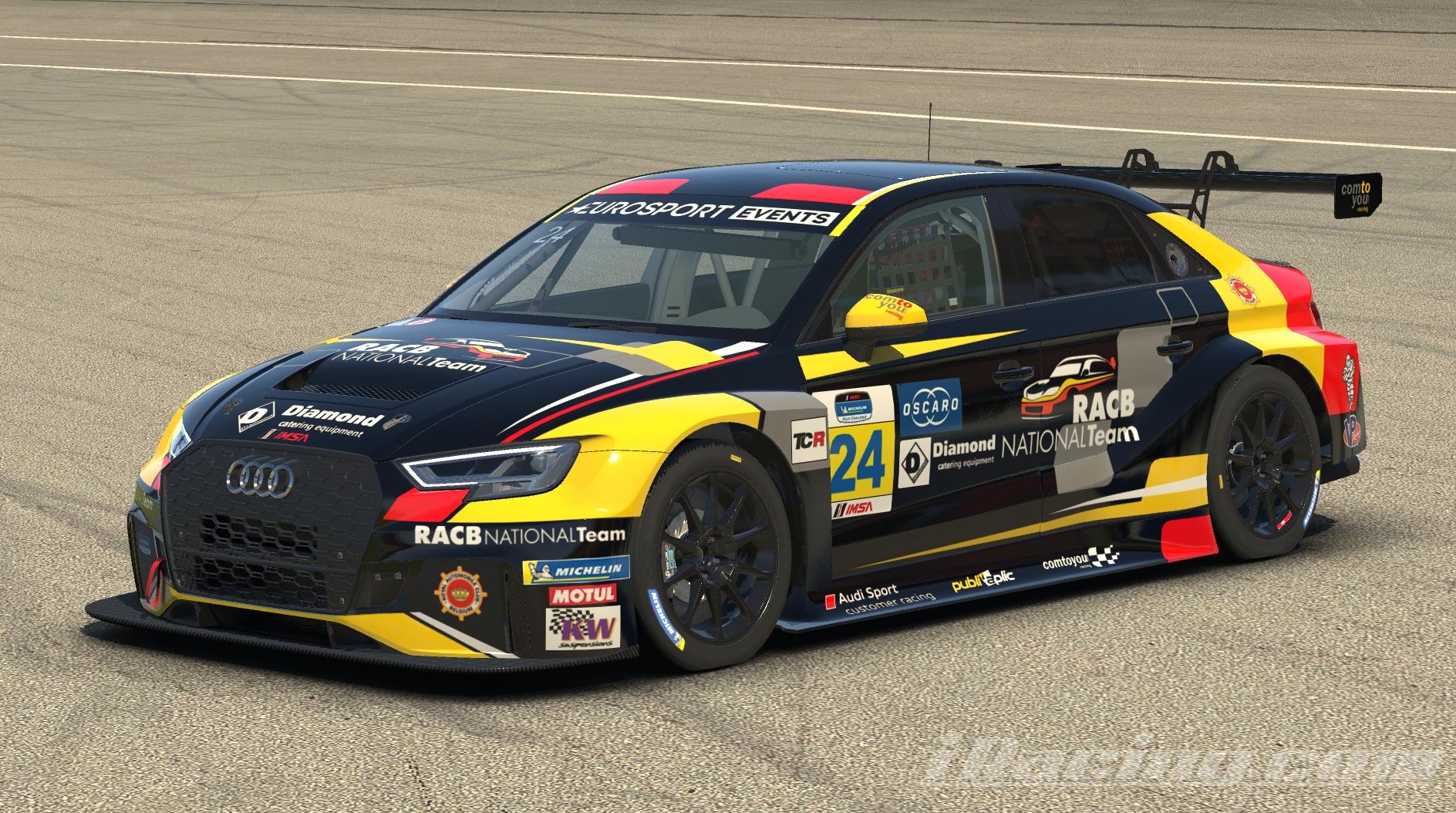 Audi RS3 LMS RACB by Don Craig - Trading Paints