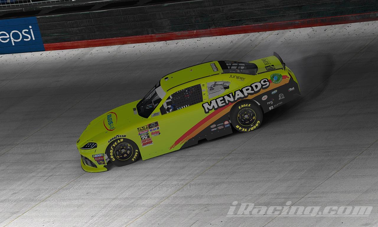 Brandon Jones Menards Soleus Air by Seth Noell - Trading Paints