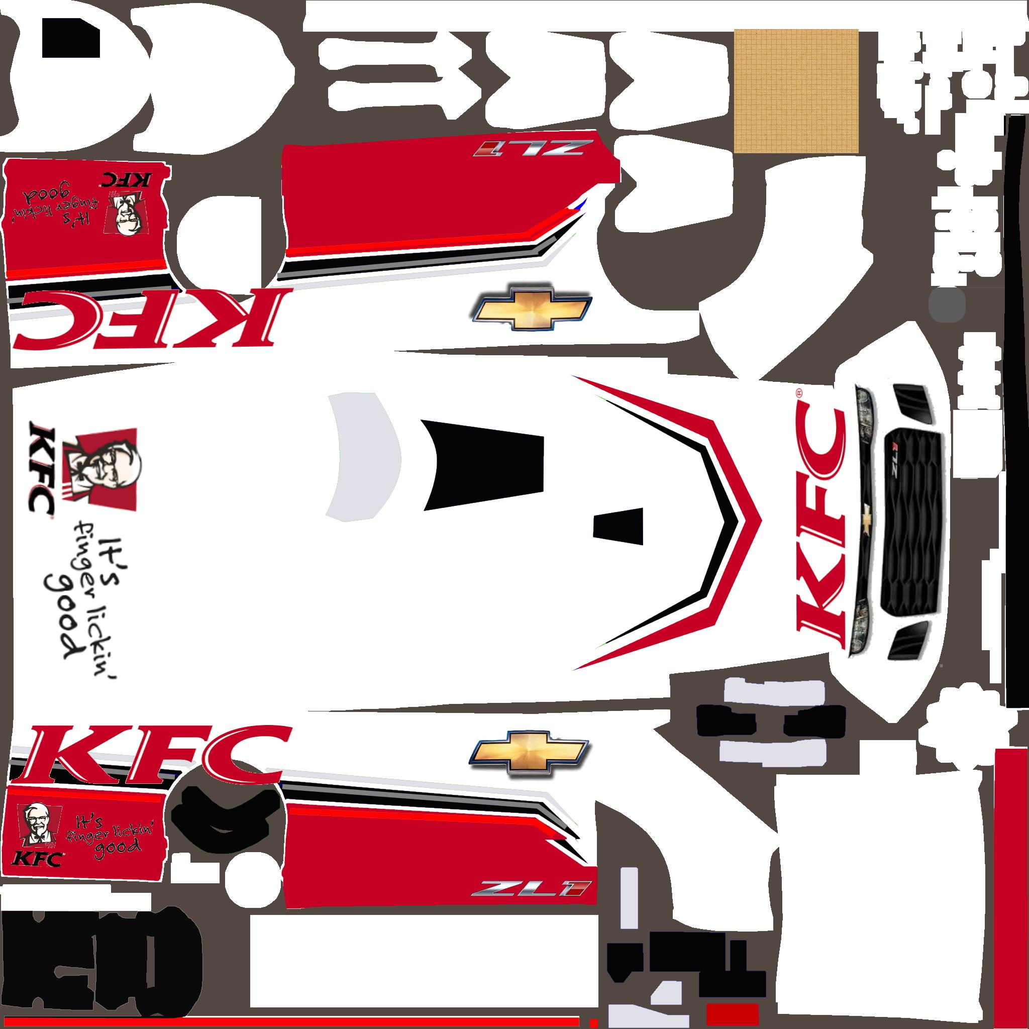 KFC Dirt Late Model by Greg Sweet2 - Trading Paints