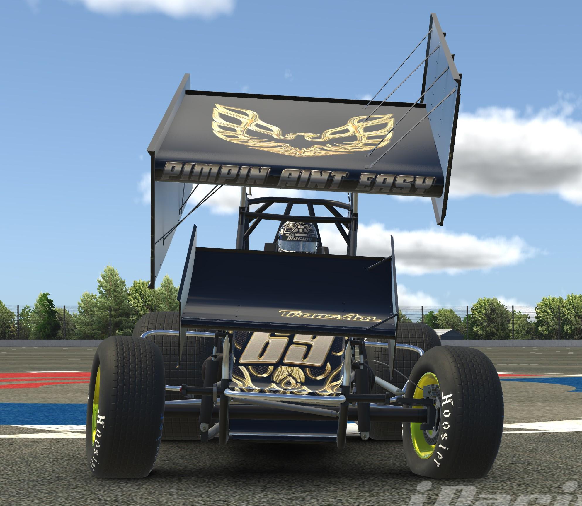 PIMPIN AINT EASY SPRINT NUMBERS by Benjaman Hickman - Trading Paints