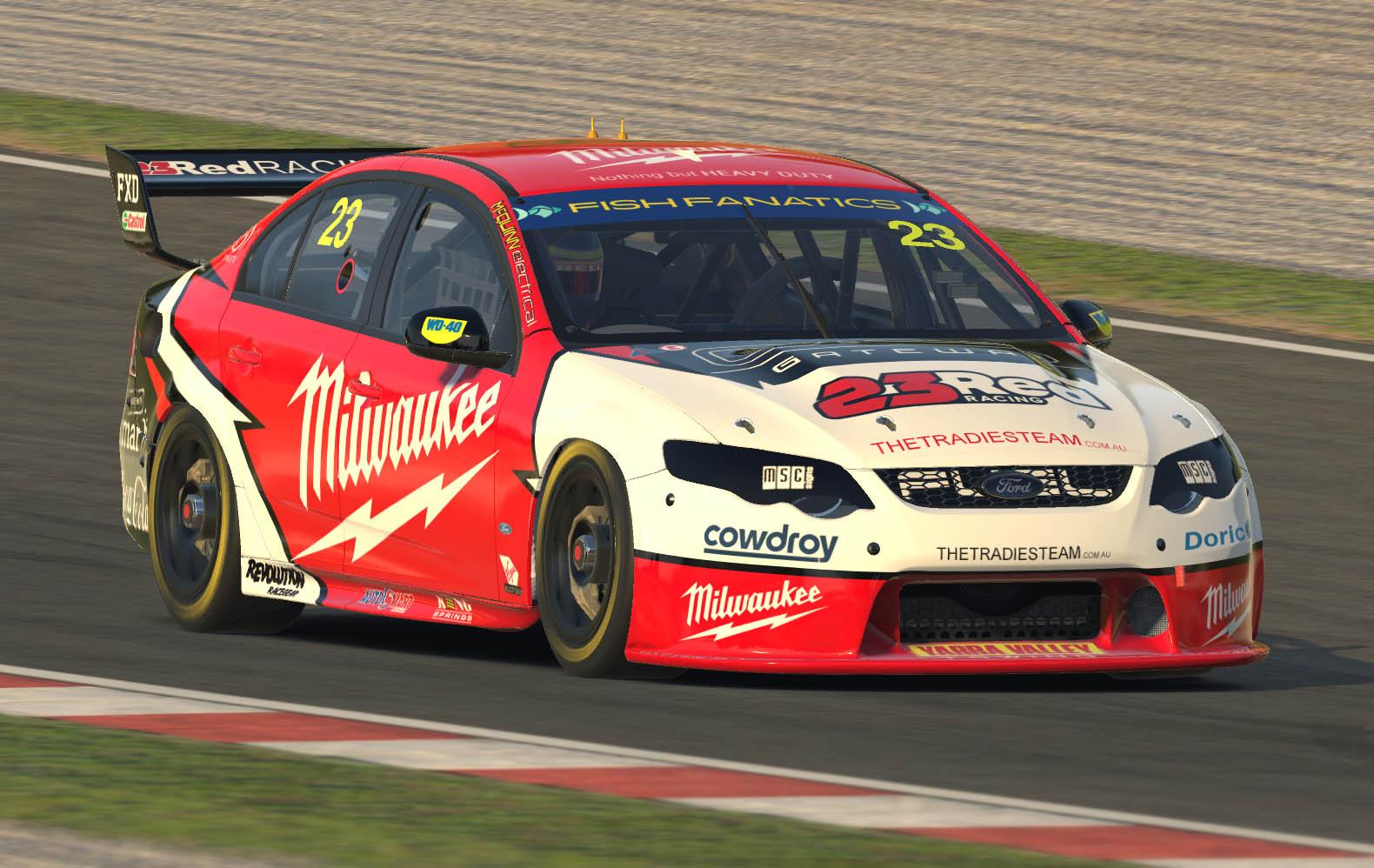 2019 23Red - Milwaulkee Racing by Warwick Browne - Trading Paints