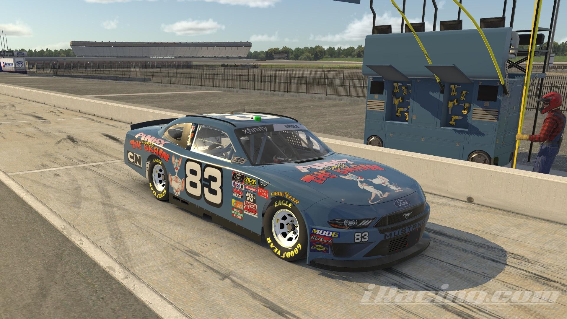 Pinky and The Brain XFINITY Ford Mustang by Scott Spidle - Trading Paints