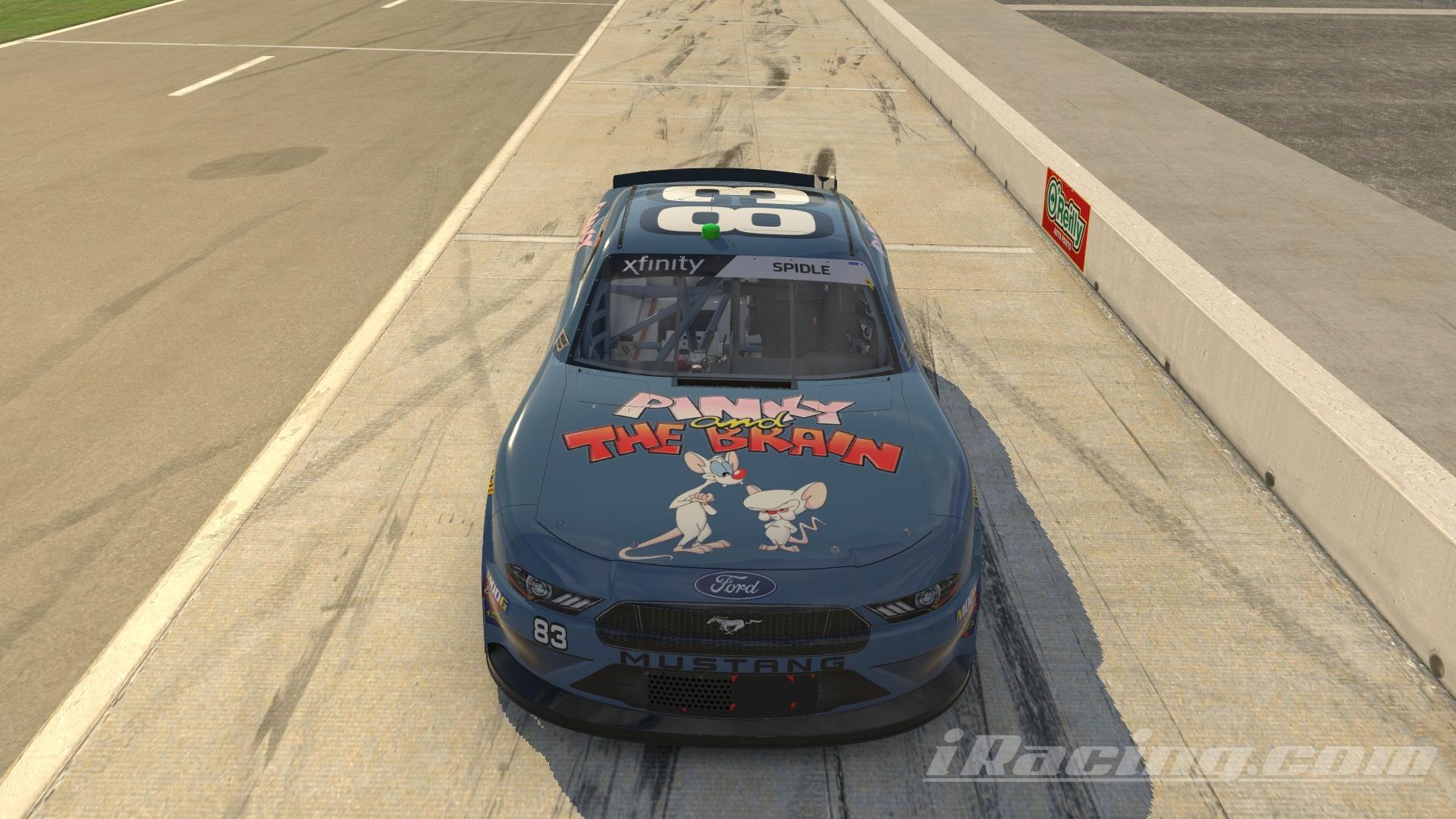 Pinky and The Brain XFINITY Ford Mustang by Scott Spidle - Trading Paints