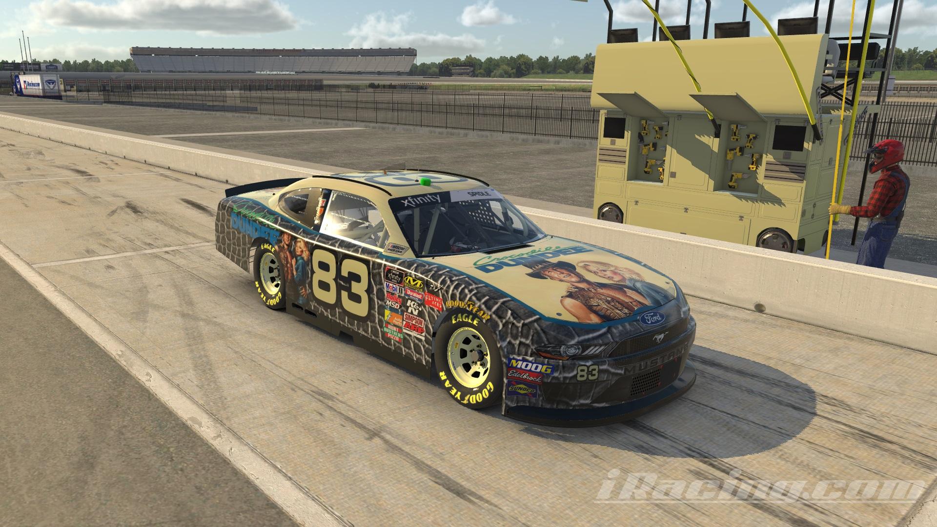 Crocodile Dundee XFINITY Ford Mustang by Scott Spidle - Trading Paints