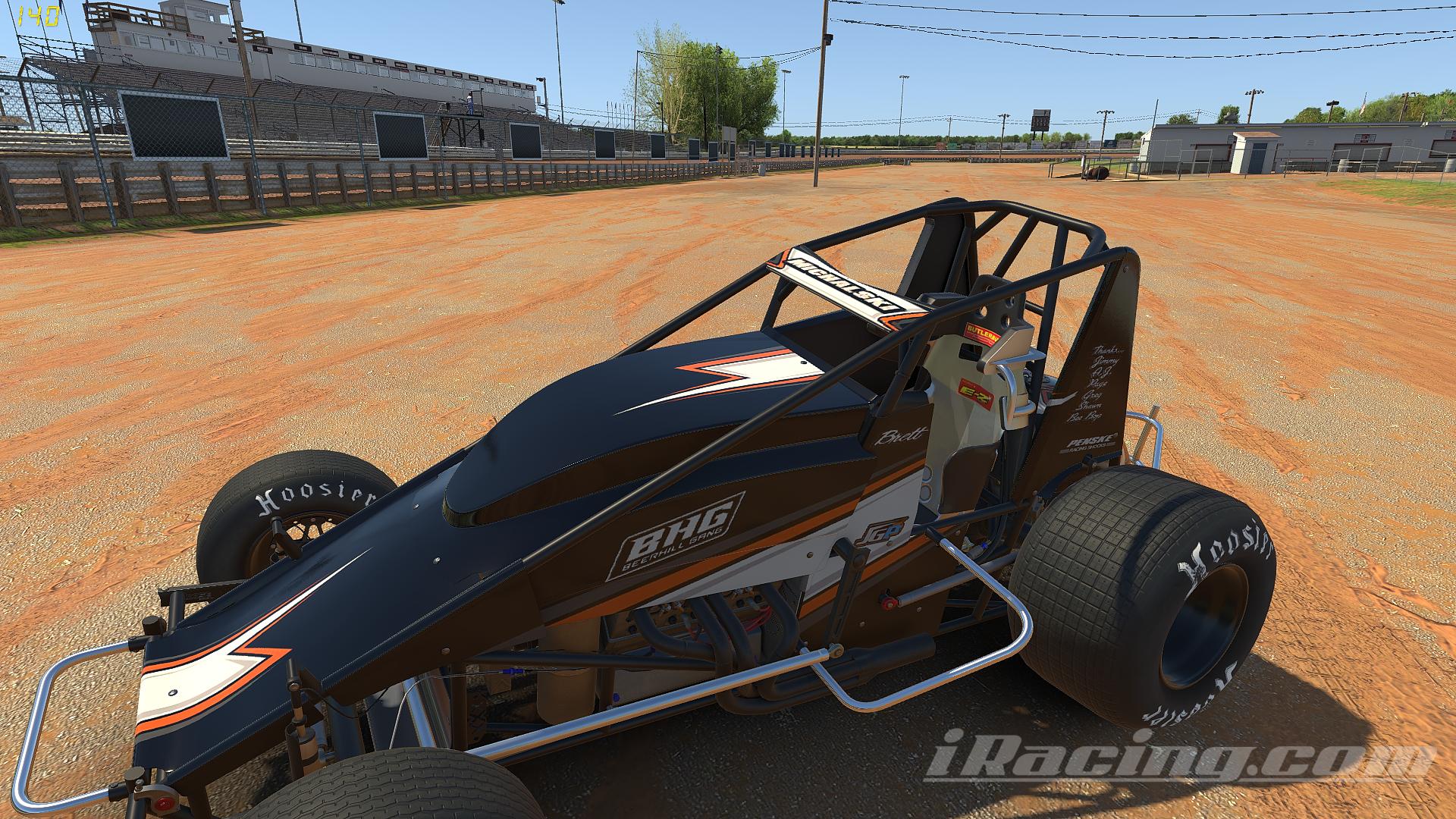 2019 Brett Michalski - Orange USAC by Christopher Hockley - Trading Paints