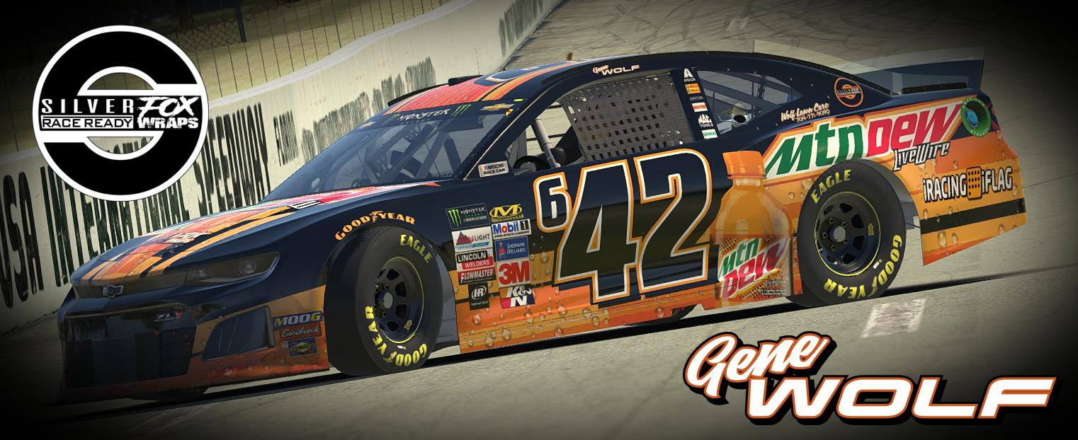 Wolf Racing! #642 LiveWire Cup Car by Gene Wolf - Trading Paints