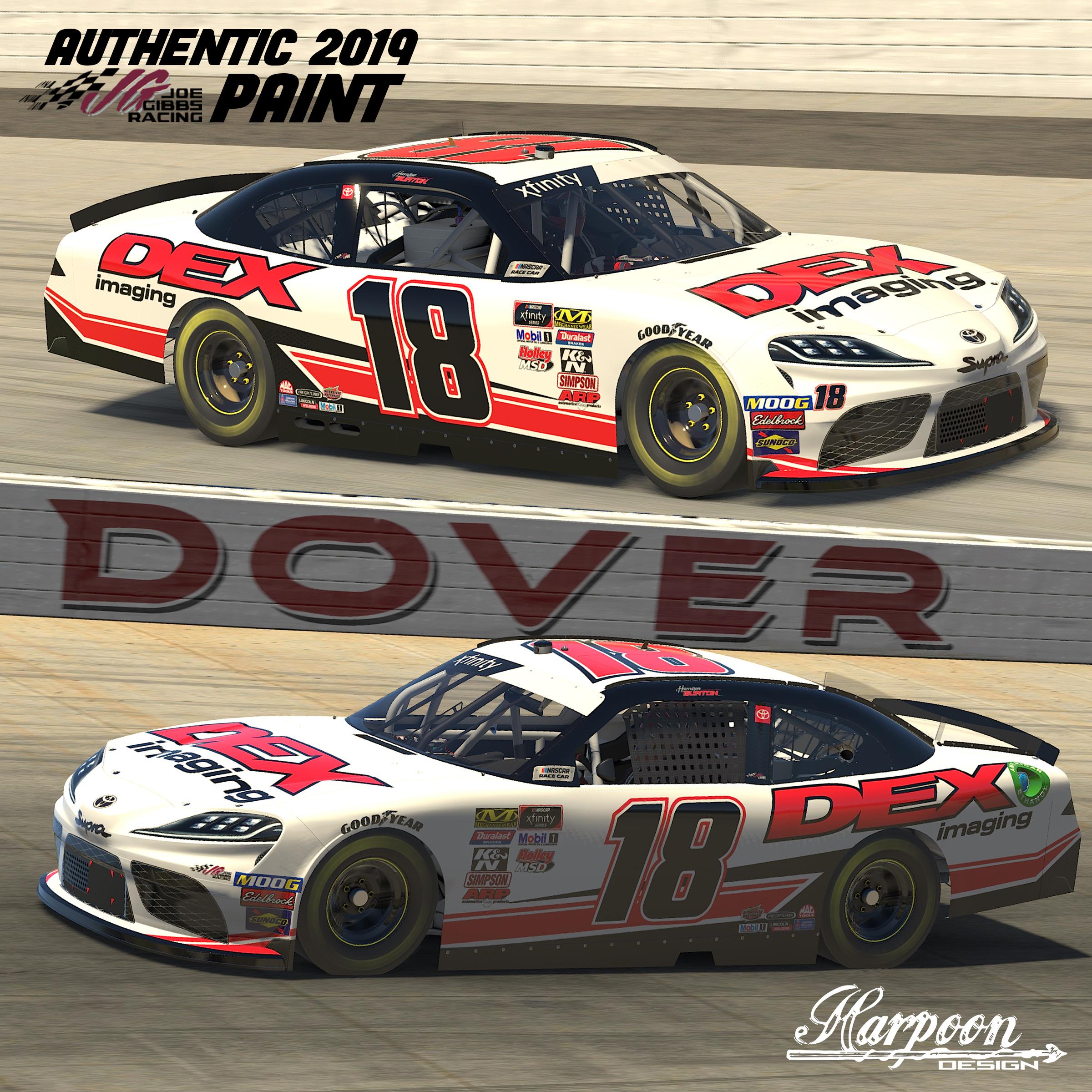 2019 Harrison Burton Dex Supra by Brantley Roden - Trading Paints