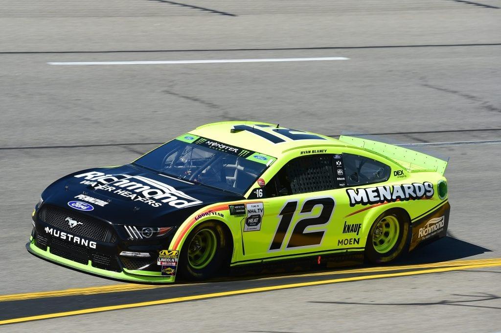 Ryan Blaney #12 Richmond/Menards 2019 Monster Energy NASCAR Cup Series ...