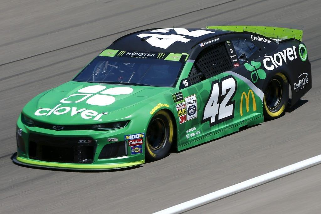 Kyle Larson #42 Clover First Data 2019 Monster Energy NASCAR Cup Series ...