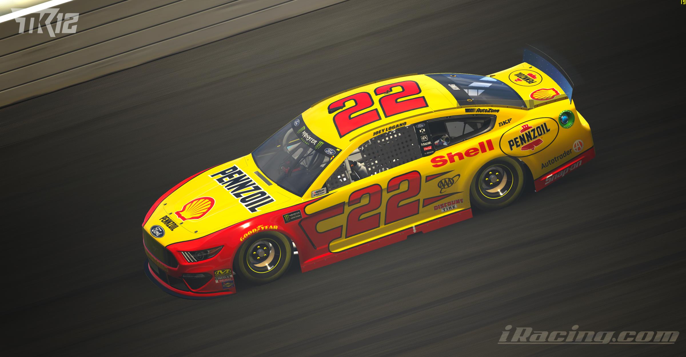 Joey Logano 2019 Shell Pennzoil by Tyler King - Trading Paints