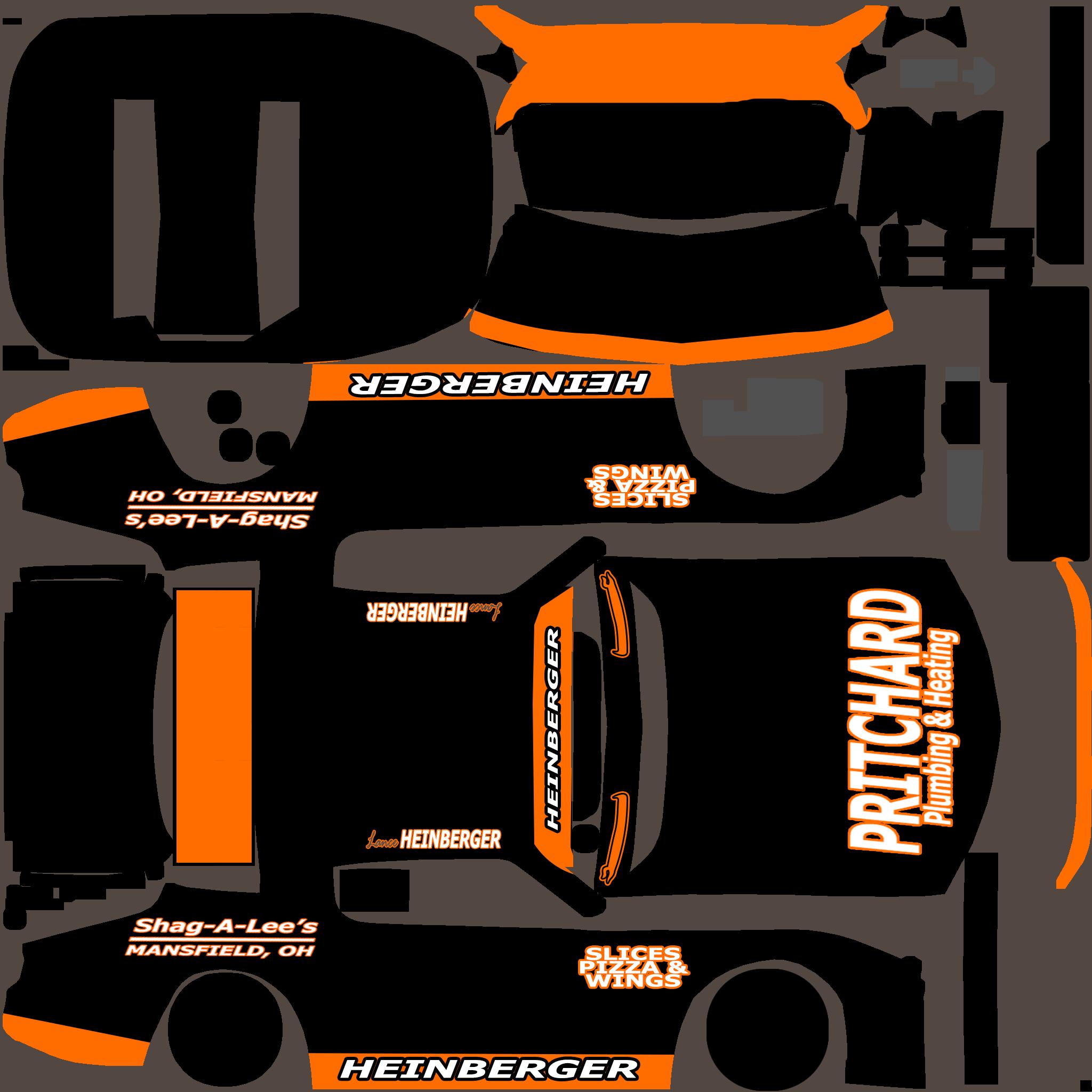 LANCE ORANGE BLACK by Zach McLaughlin - Trading Paints