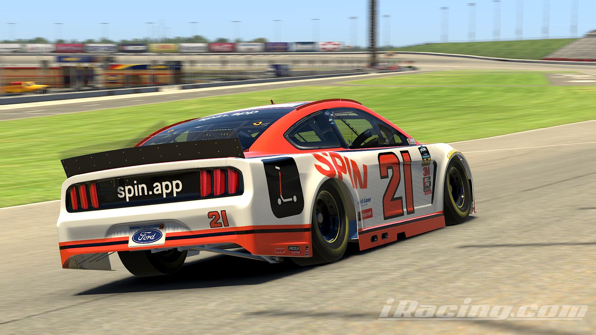Wood Brothers - 2019 Spin Ford Mustang by James Gutta - Trading Paints