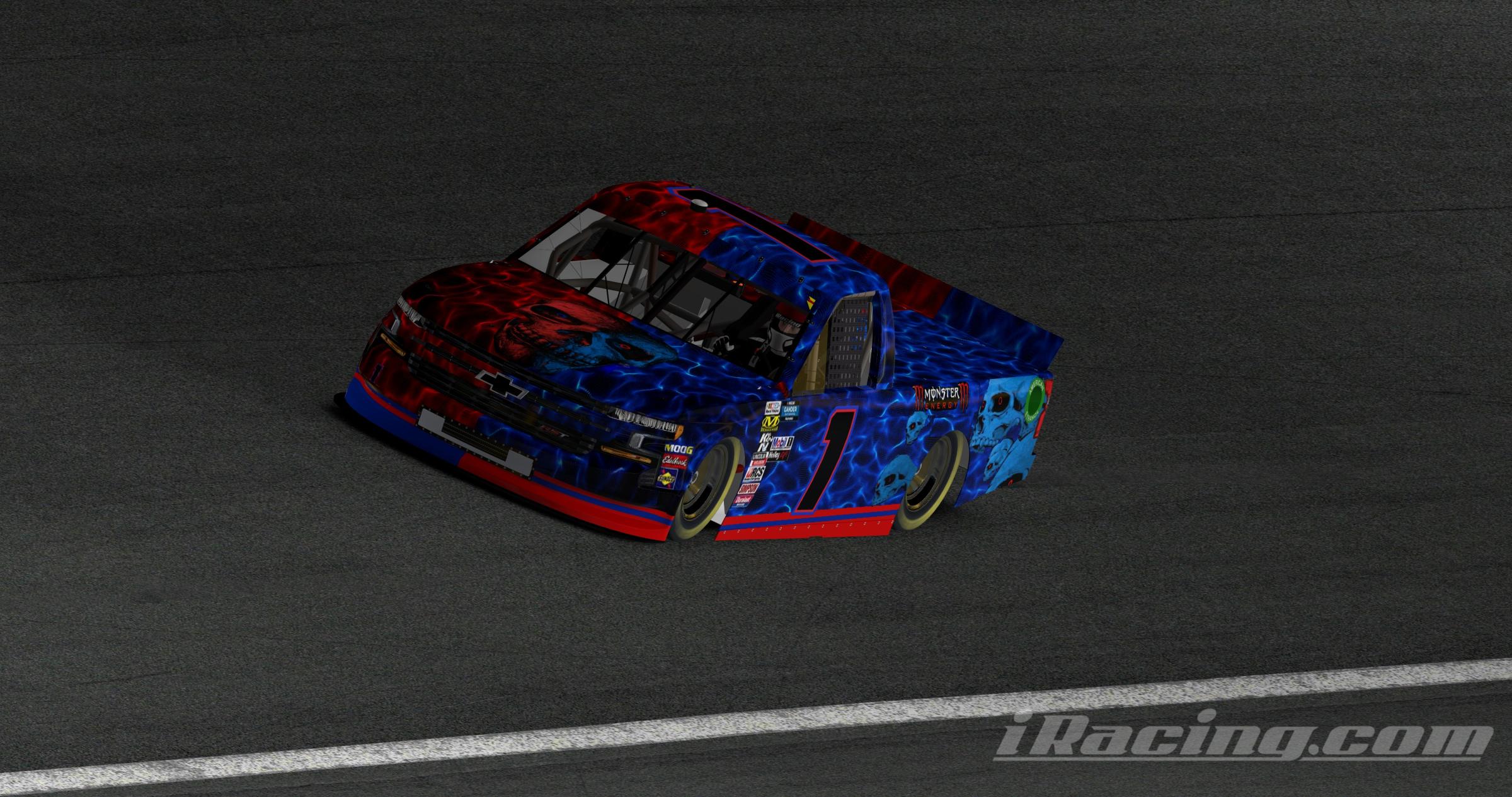 2019 red and blue split truck side sculls2 by William Fugatt - Trading ...