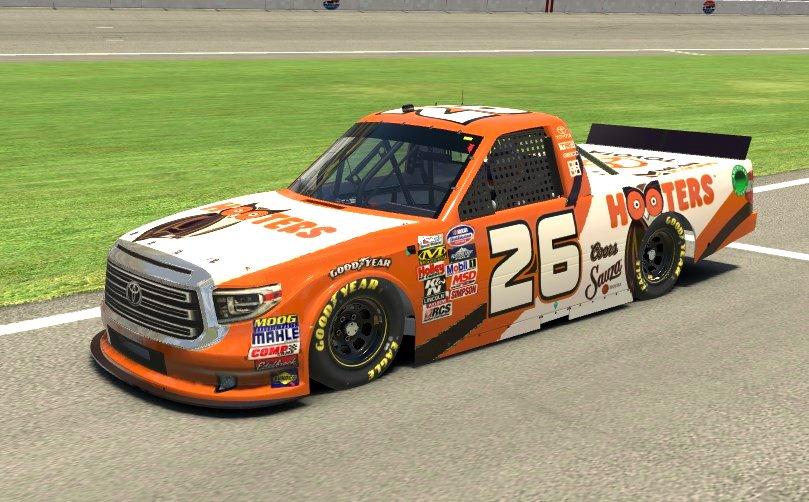 Hooters tundra template by Mark B. - Trading Paints