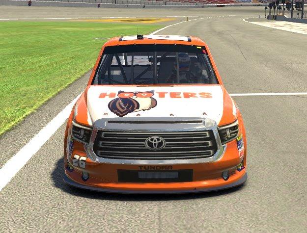 Hooters tundra template by Mark B. - Trading Paints