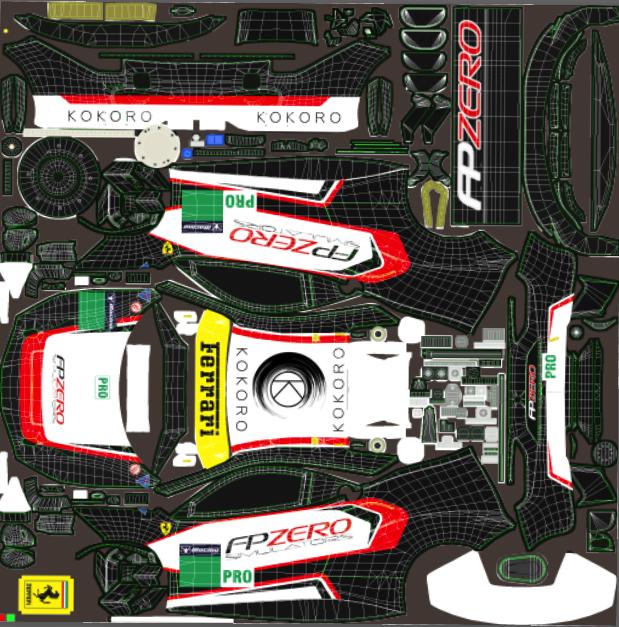 Ferrari 488 GTE by Zak O Sullivan - Trading Paints