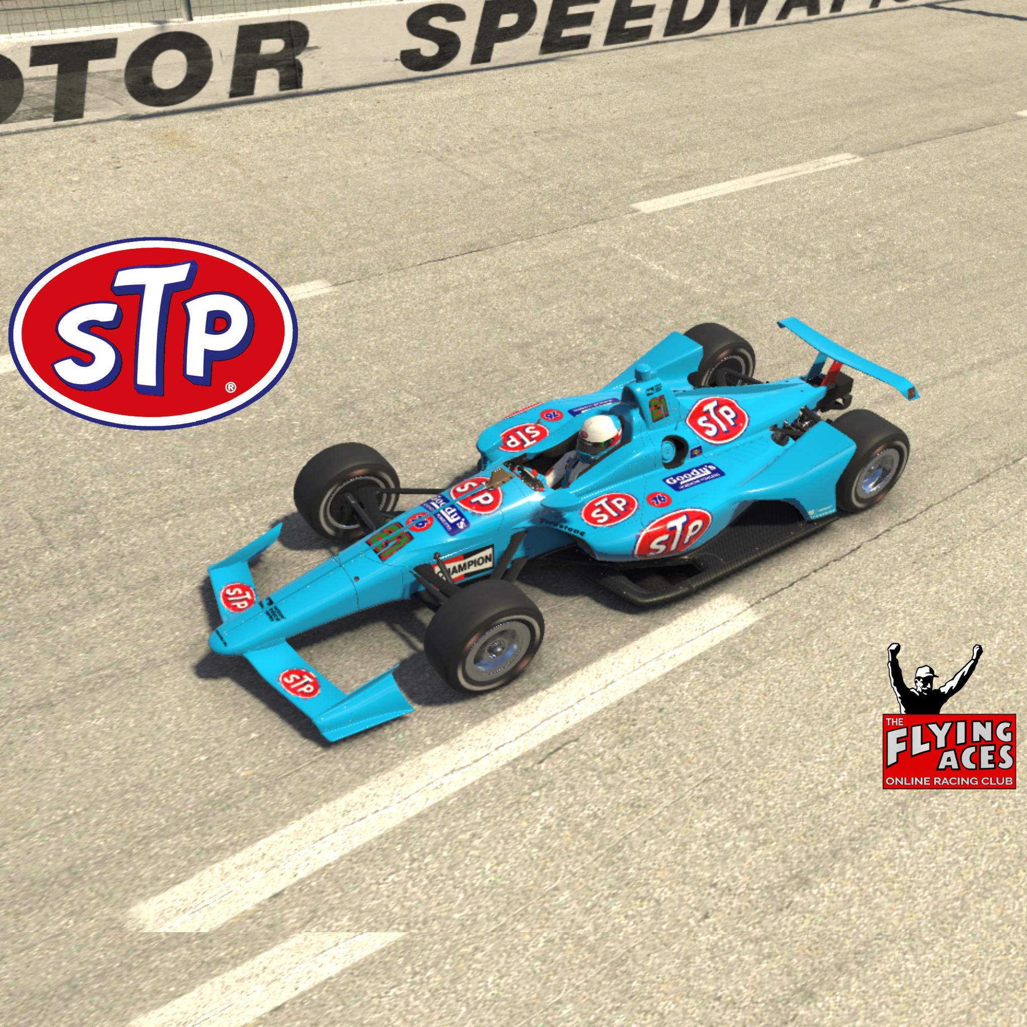 STP Richard Petty IndyCar Dallara IR18 by JW Salyers - Trading Paints