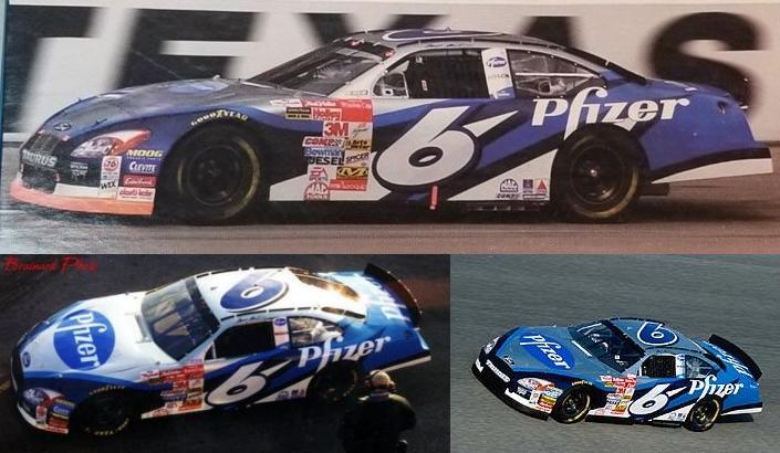 2001 #6 Mark Martin Pfizer Ford Winston Cup by Scott Mitton - Trading ...