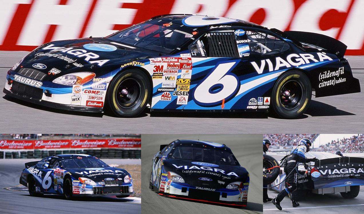 2002 #6 Mark Martin Viagra Ford Winston Cup NO Numbers by Scott Mitton ...