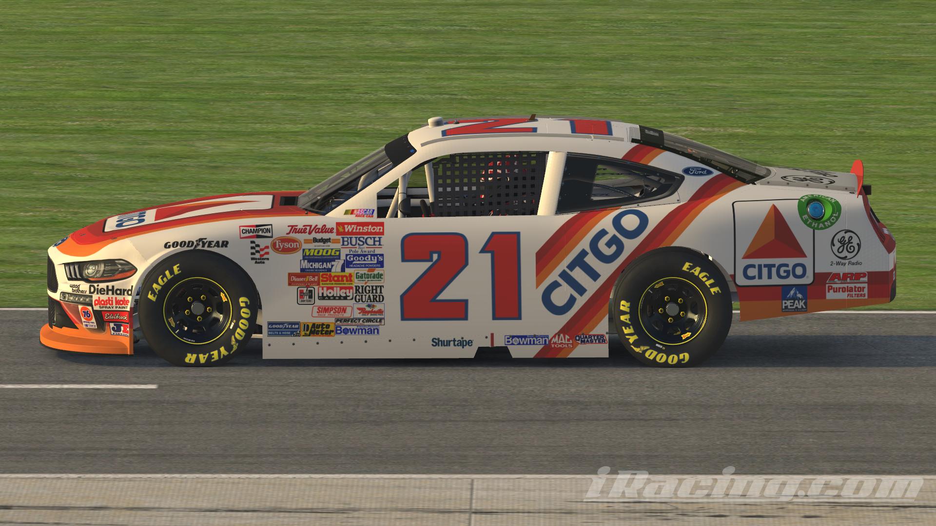 1991 CITGO xfinity Mustang by Ken Huff - Trading Paints