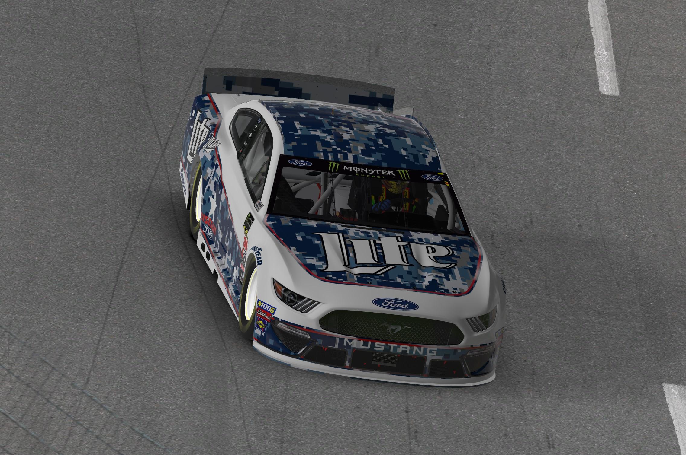 Miller Lite Digital Camo Scheme by Davie Hendricks - Trading Paints