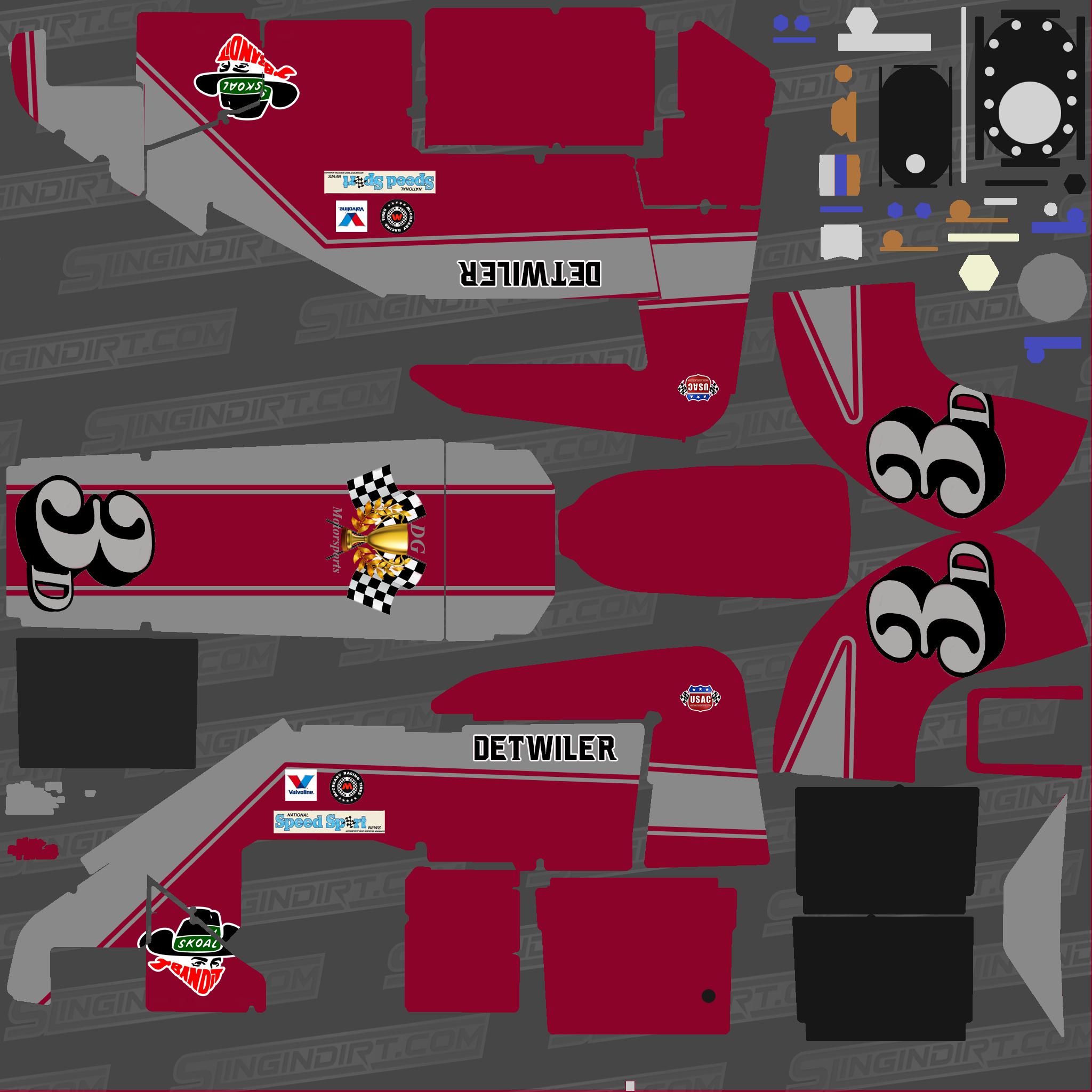 80s vintage detwiler MDG by Dave Ward Jr. - Trading Paints