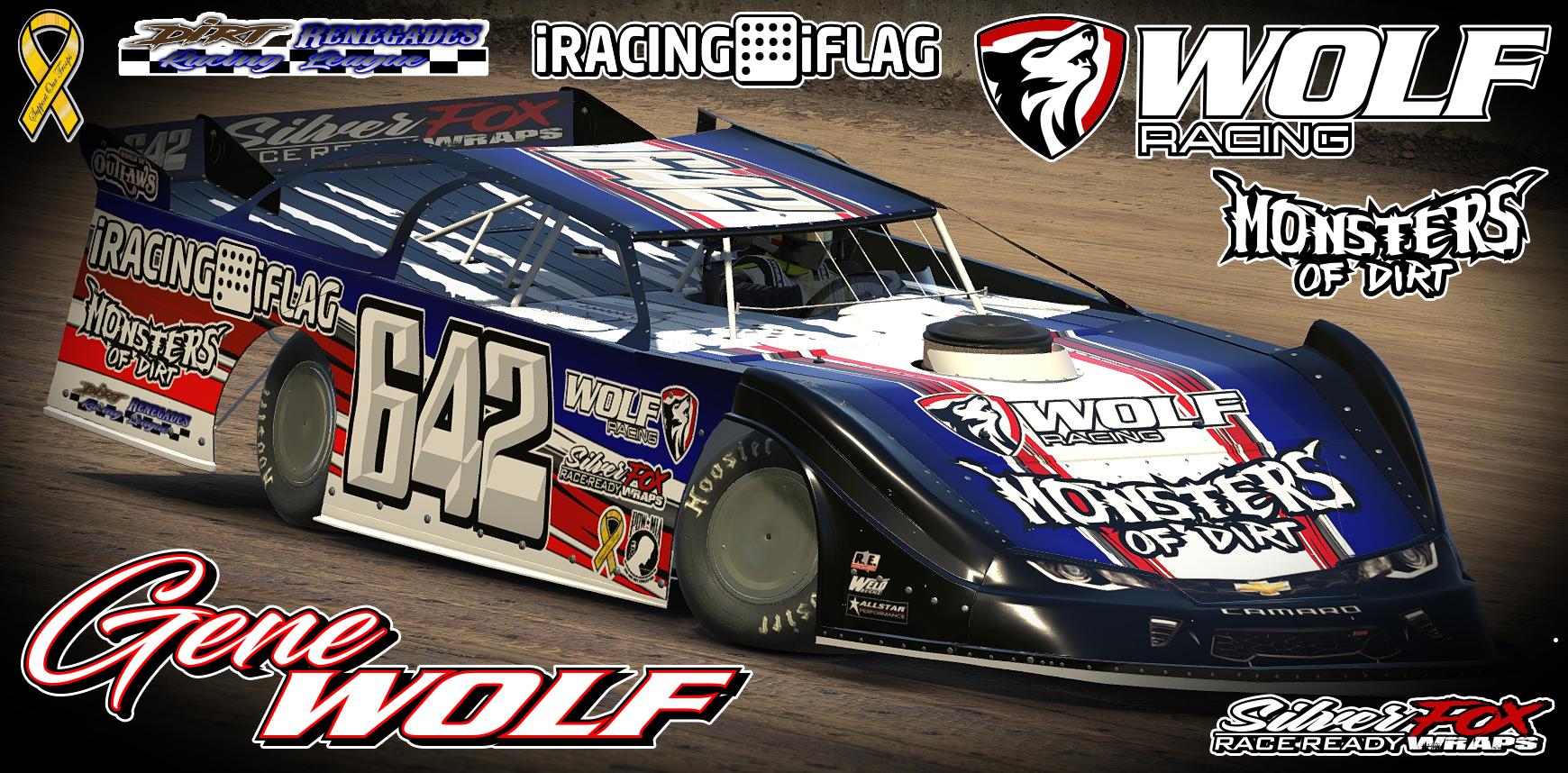 Wolf Racing Late Model by Gene Wolf - Trading Paints