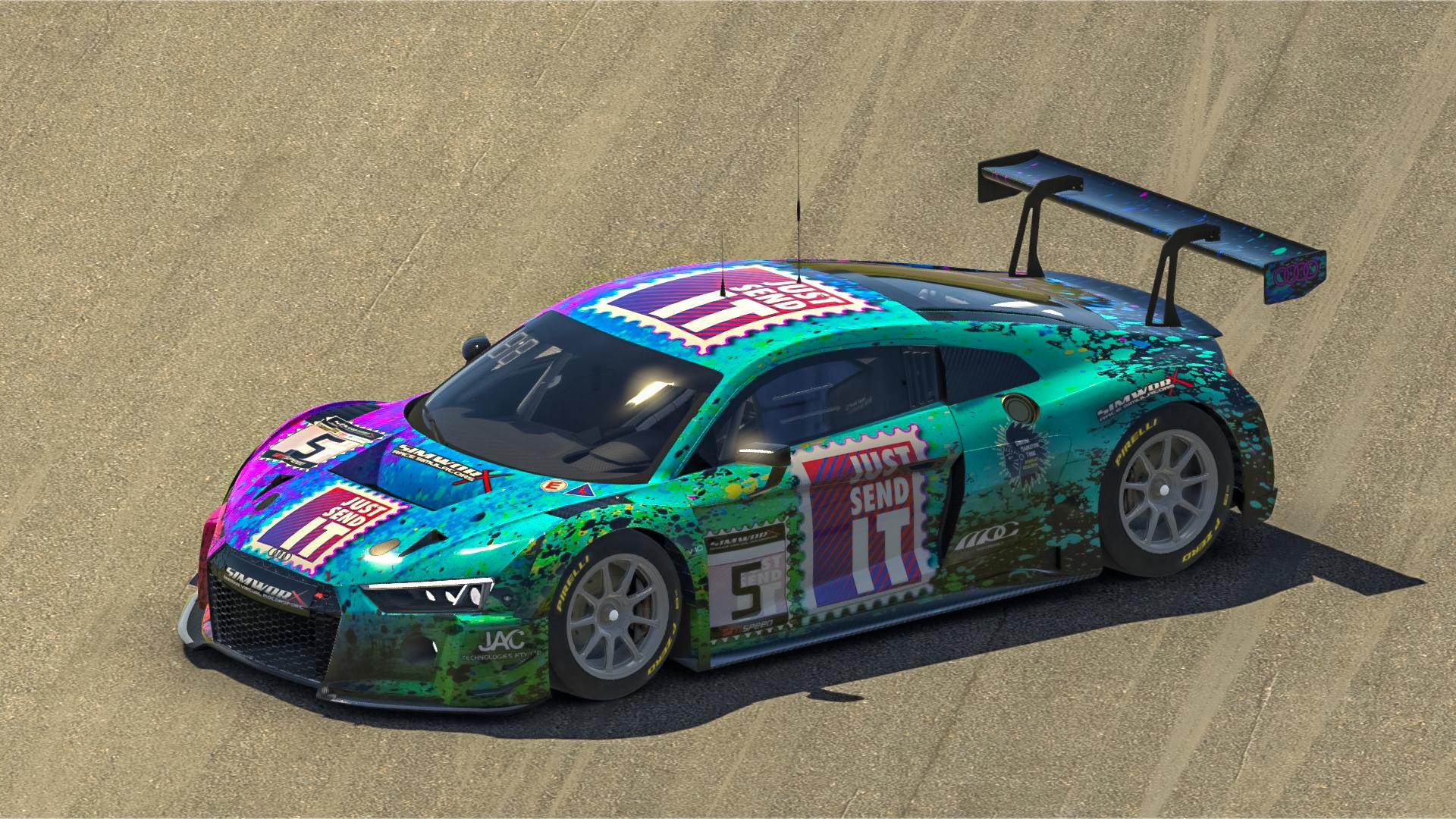 Just Send It Sim Racing Audi R8 LMS by Trent Harrison - Trading Paints