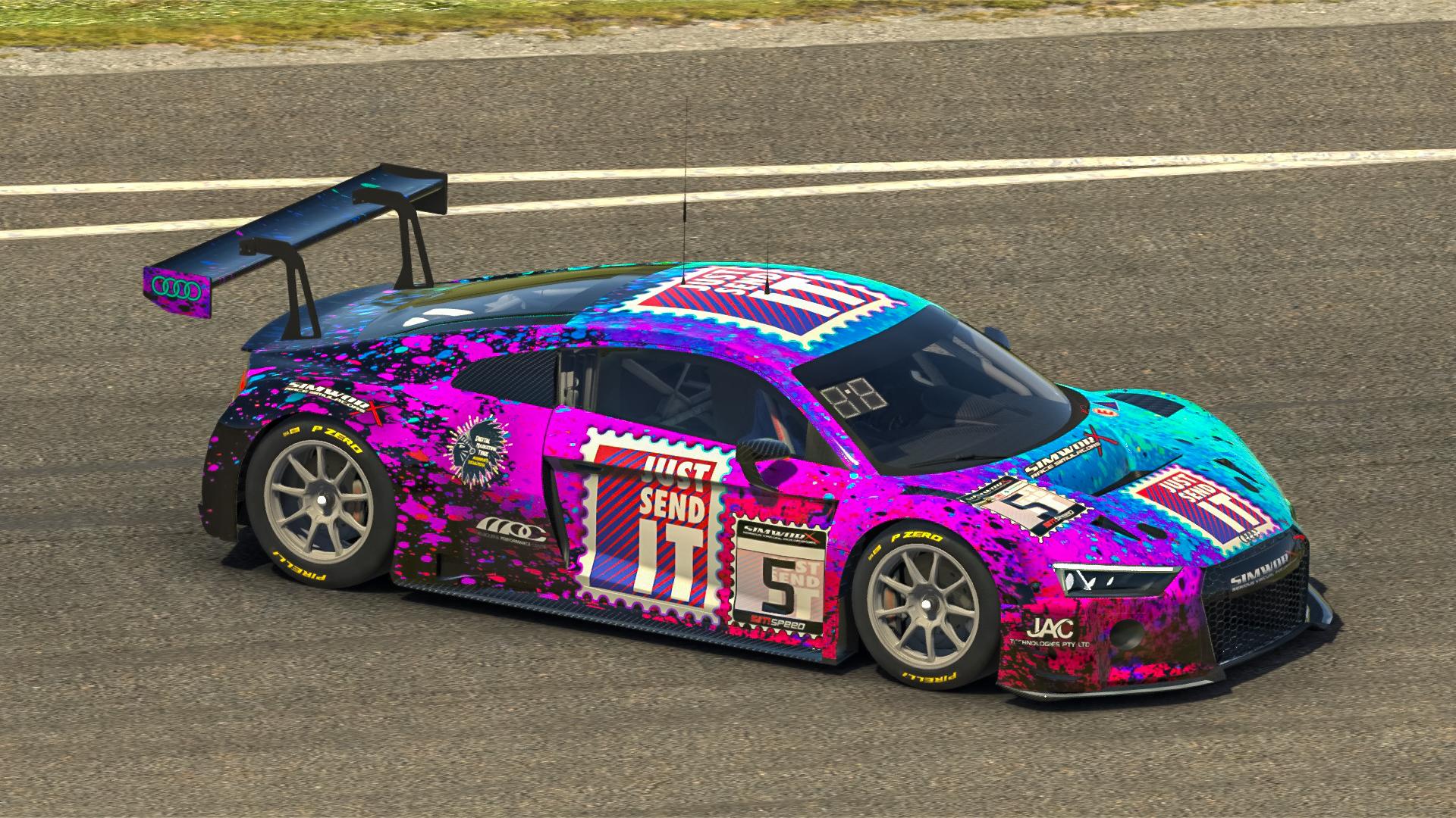 Just Send It Sim Racing Audi R8 LMS by Trent Harrison - Trading Paints