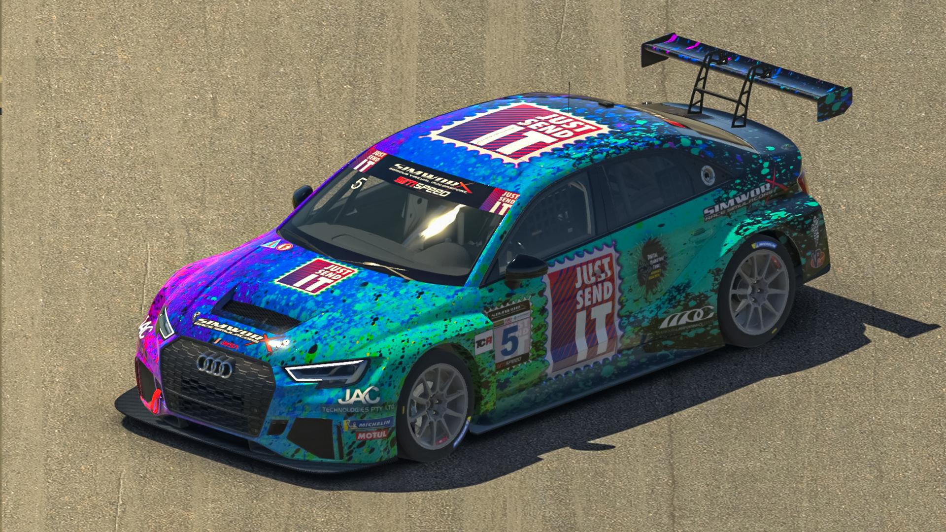 Just Send It Sim Racing Audi TCR by Trent Harrison - Trading Paints