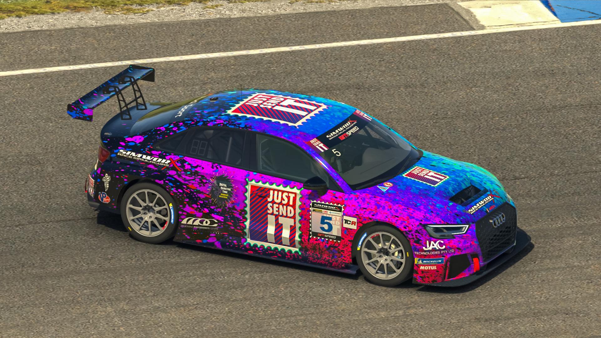 Just Send It Sim Racing Audi TCR by Trent Harrison - Trading Paints