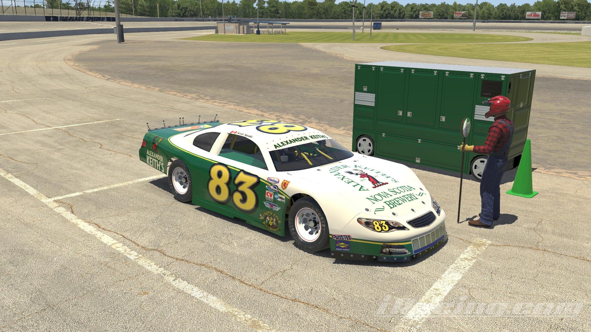 Alexander Keiths Super Late Model by Scott Spidle - Trading Paints