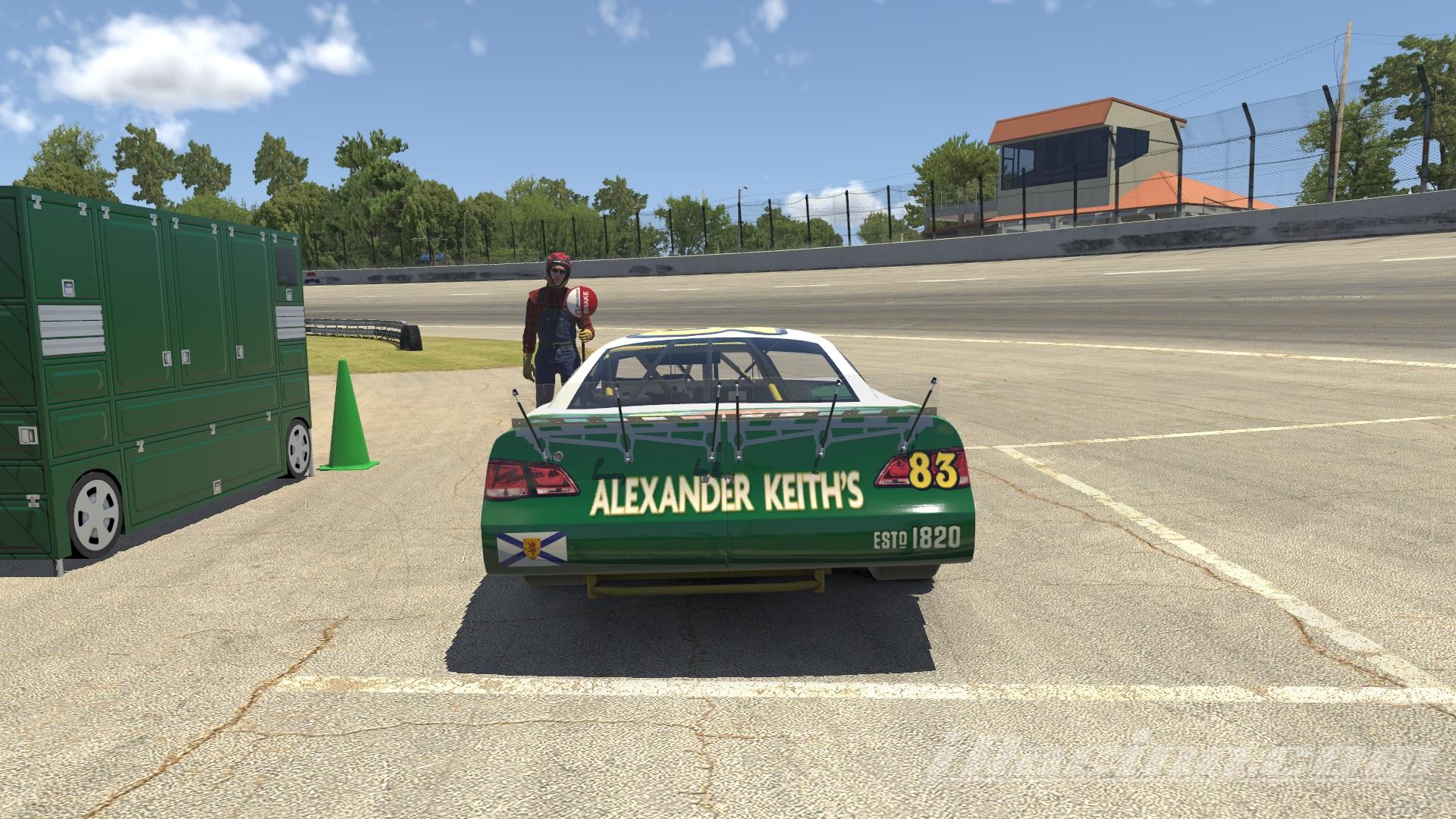 Alexander Keiths Super Late Model by Scott Spidle - Trading Paints