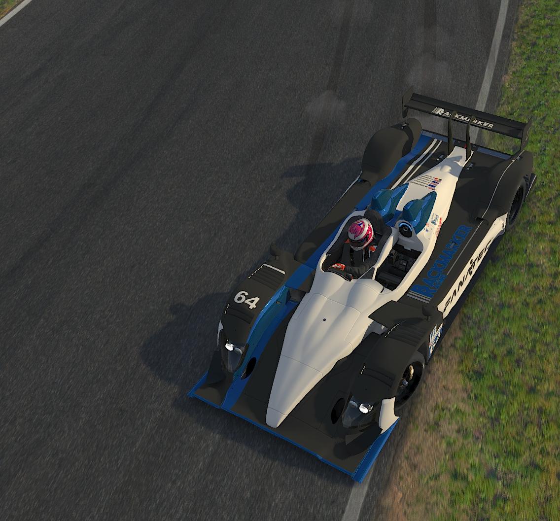 Backmarker Racing Blue HPD by Sebastian Bosher-Williams - Trading Paints