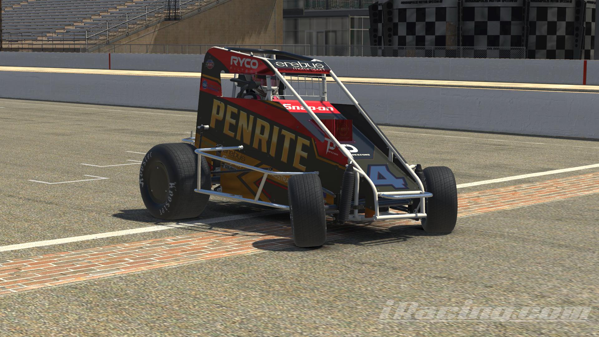 Team Erebus Penrite Midget car by Troy Pennington - Trading Paints