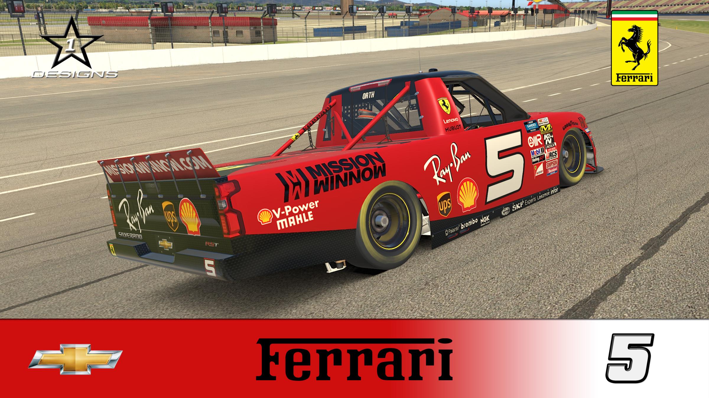 Chevy Silverado Ferrari F1 - Matte Finish (Vettel) by Nicholas Orth ...