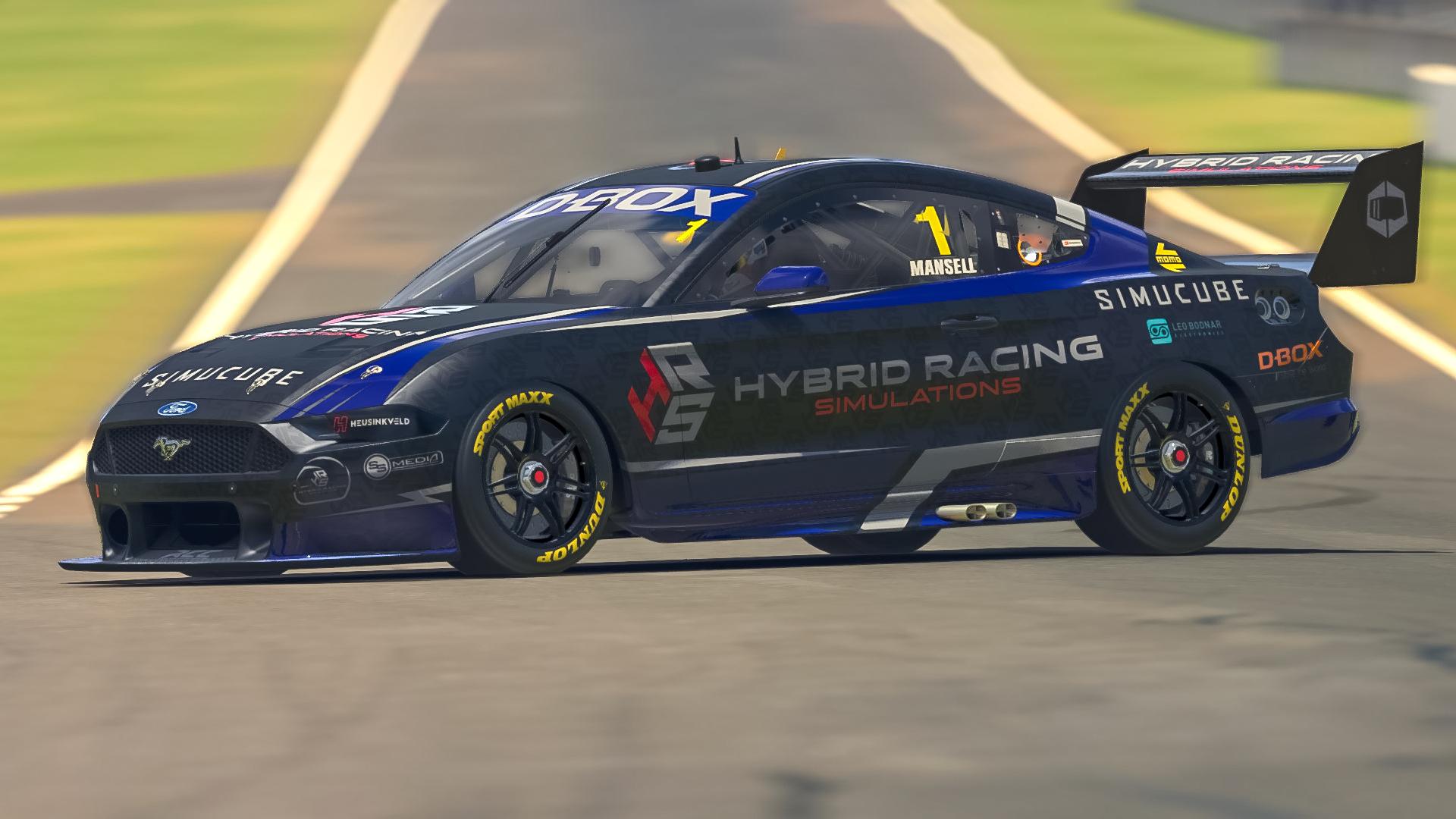 Hybrid Racing Simulations - Ford Mustang - Black Matte by Paul Mansell ...