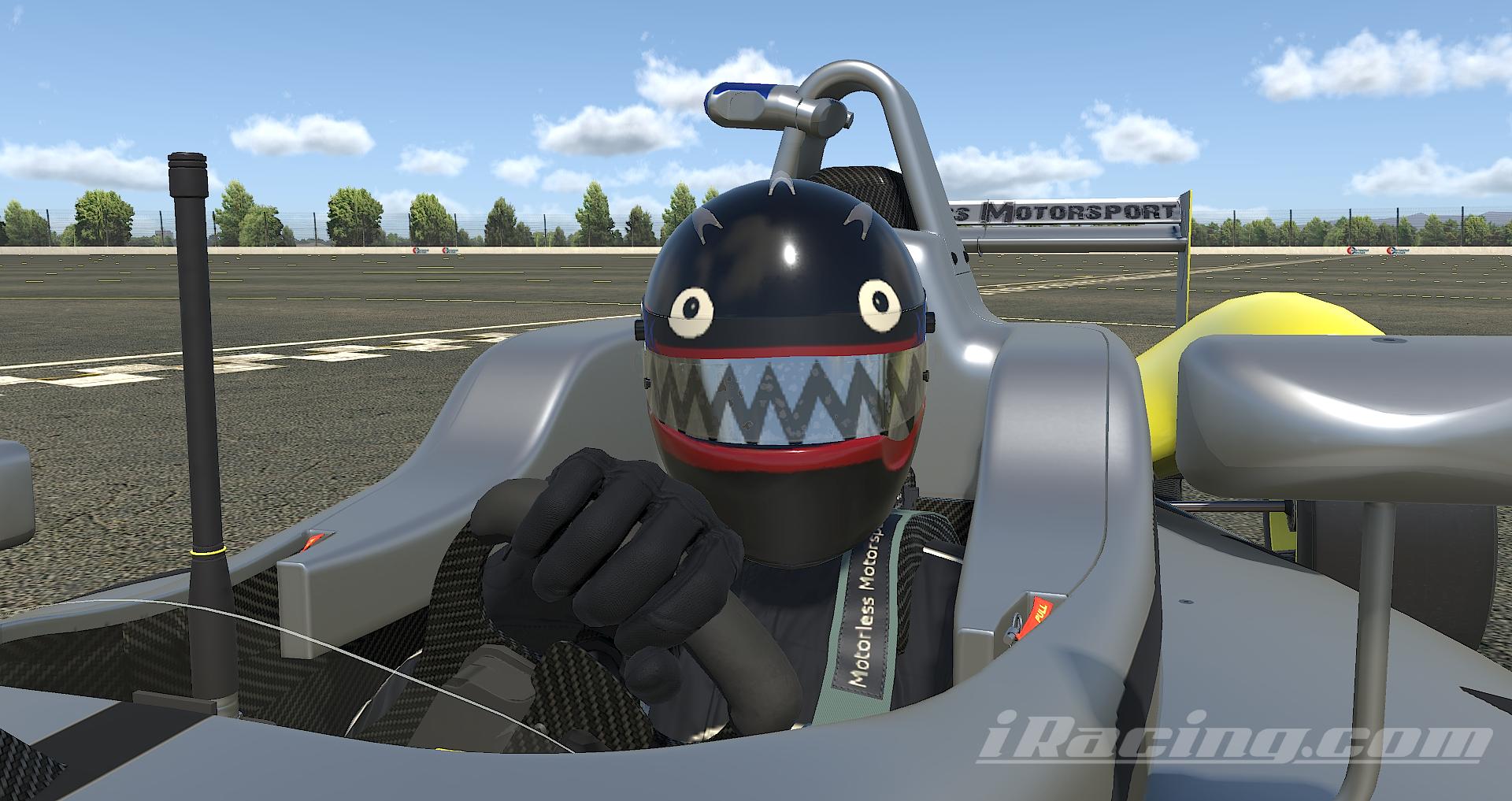 20S1 Motorless Motorsport Monster Helmet by Alan Harding - Trading Paints