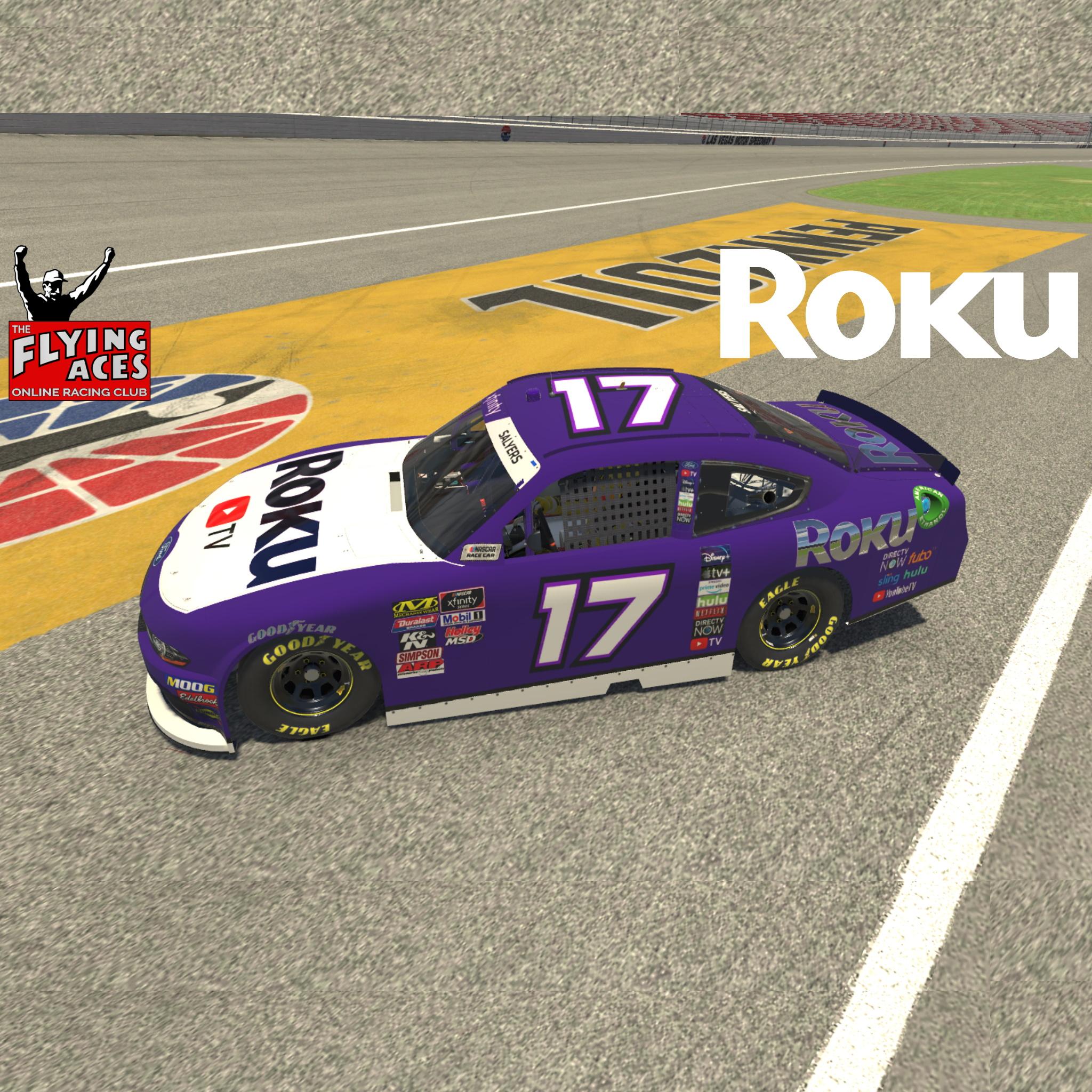 ROKU TV Xfinity Series Ford Mustang by JW Salyers - Trading Paints