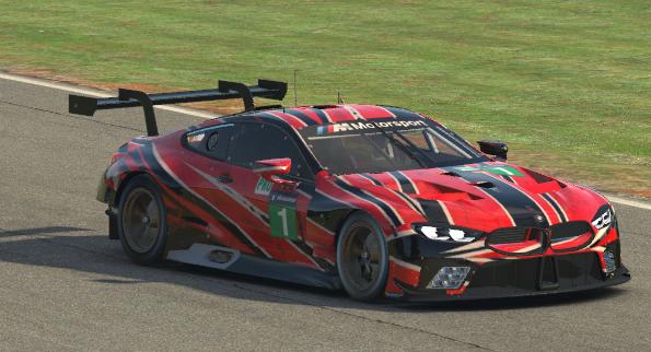 BMW M8 GTE v1 chilli racing by Mac Barnes - Trading Paints