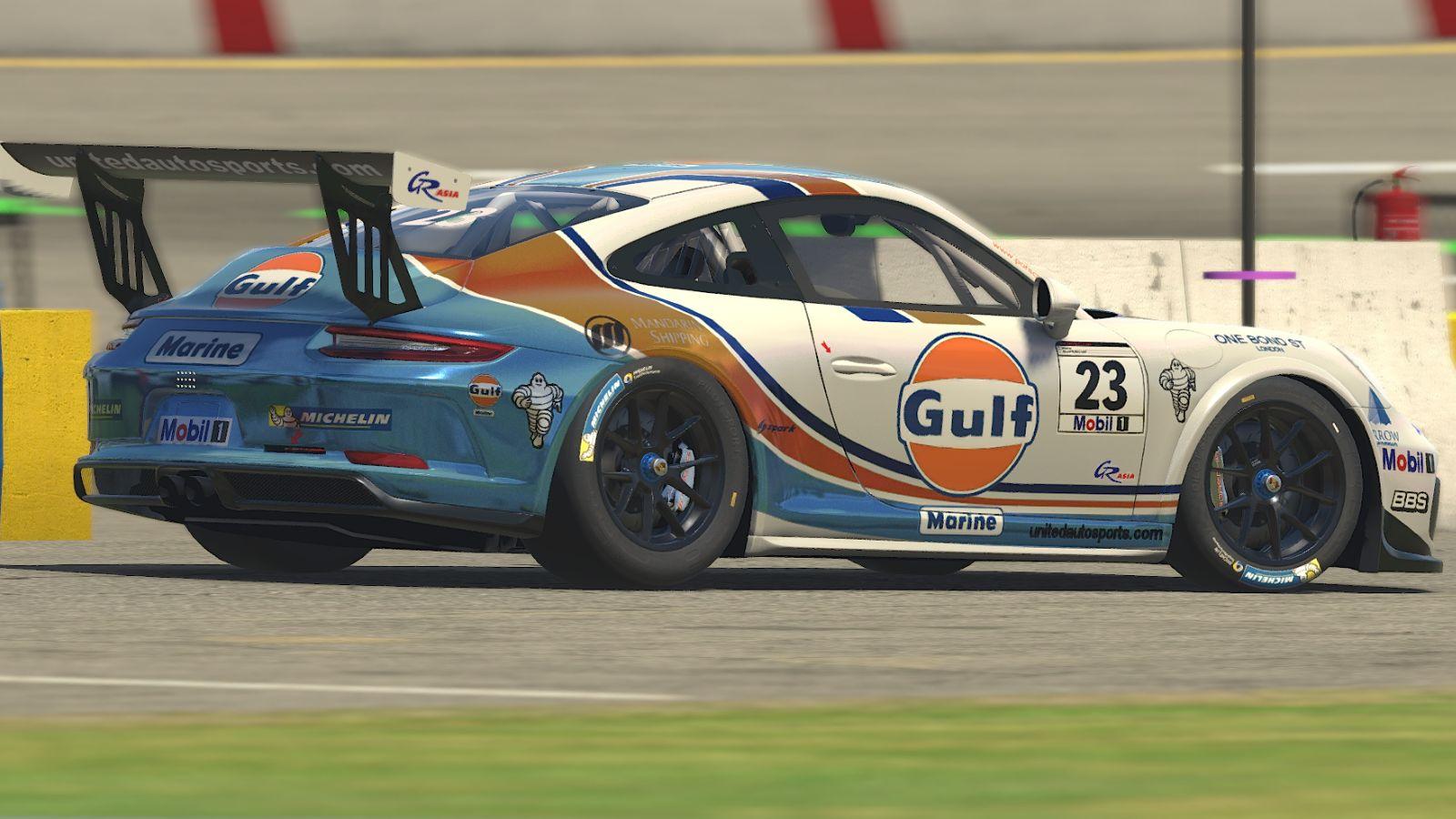 **UPDATED** Gulf Marine Porsche 911 Cup by Stephane Parent - Trading Paints