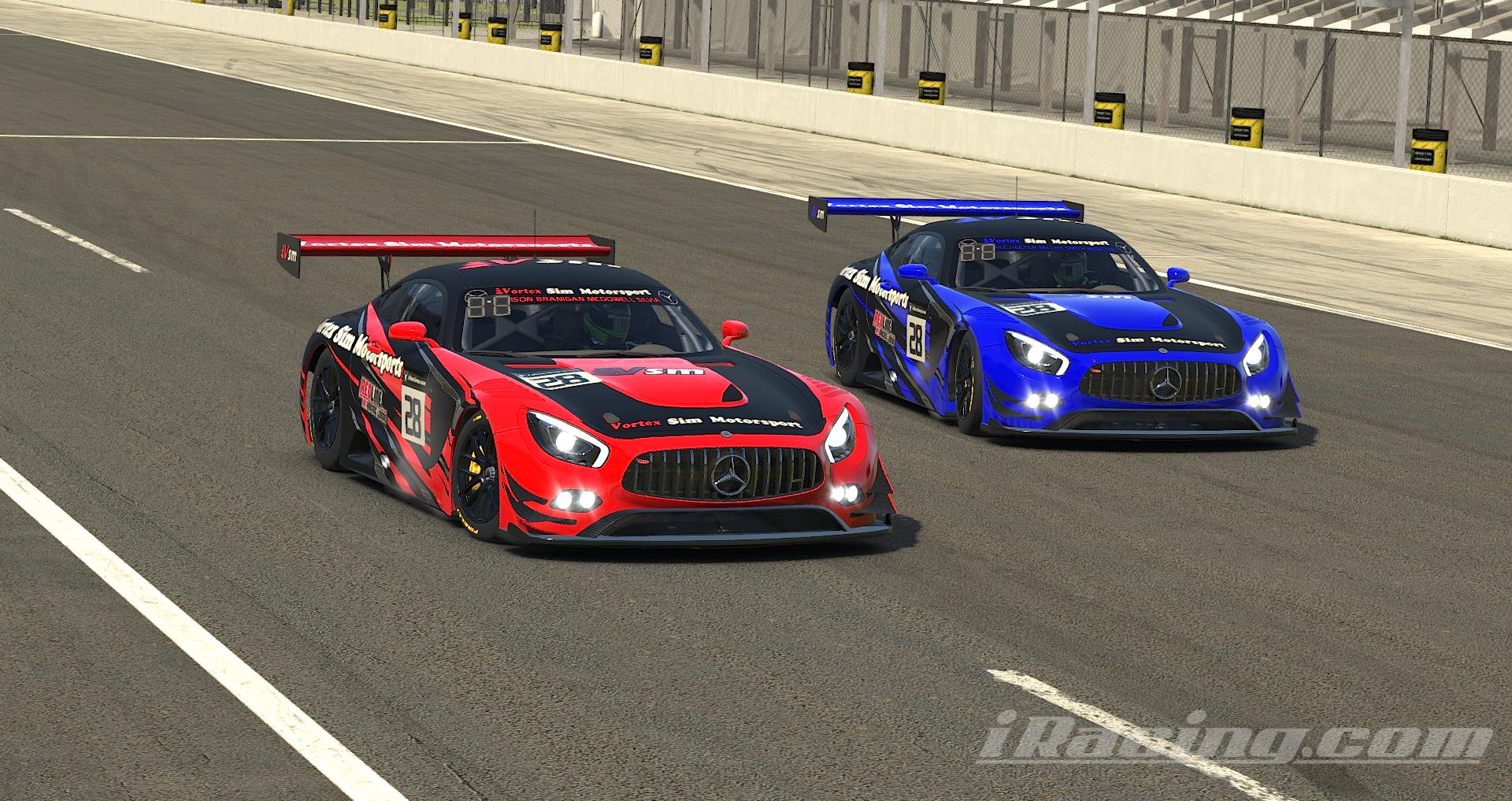 Mercedes AMG Vortex Sim Motorsports Blue by Erick Heeter - Trading Paints