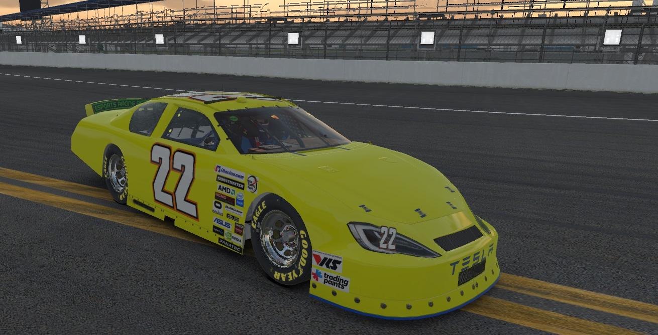 Yellow Tesla by Nick B. - Trading Paints