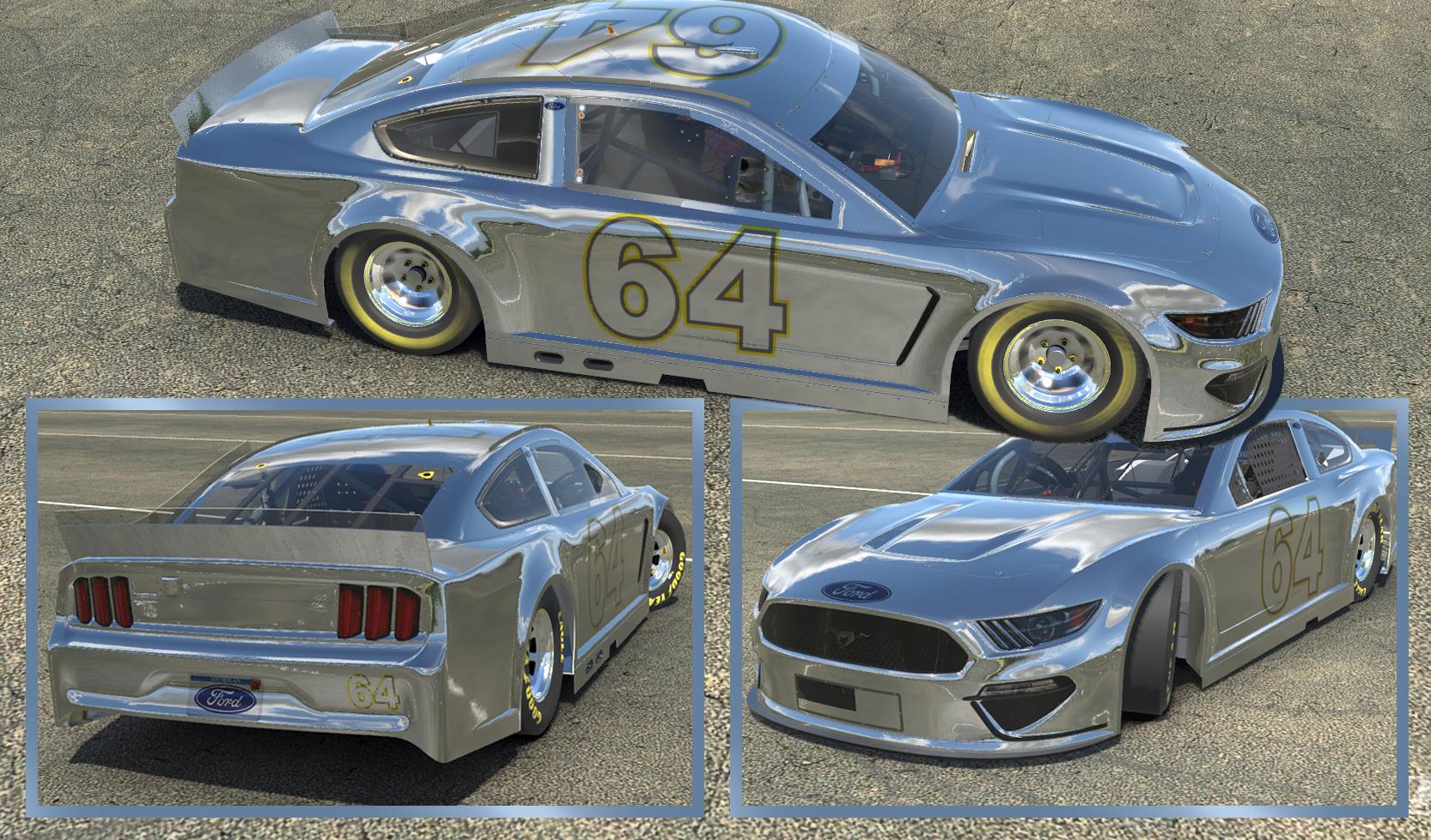 All Chrome Mustang by Clyde Coman - Trading Paints