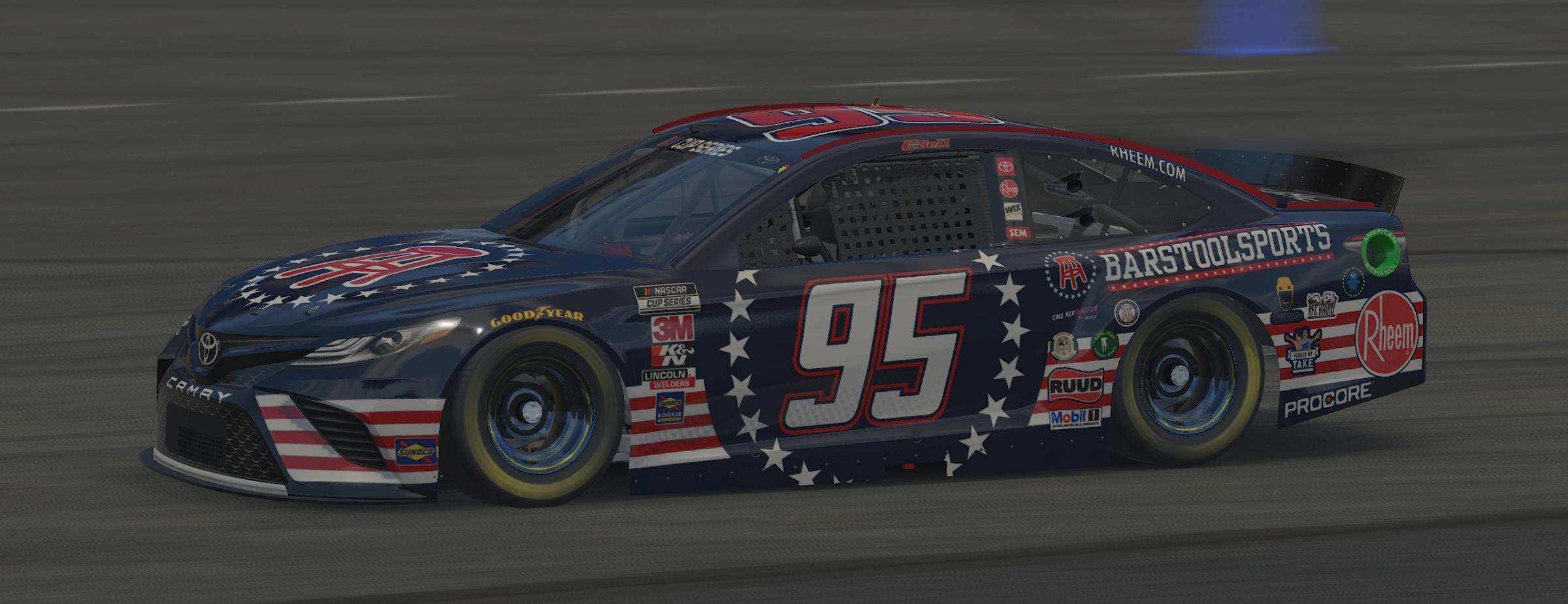 #95 Barstool Sports Toyota Camry Fictional (Custom #) by Chad Mikosz ...