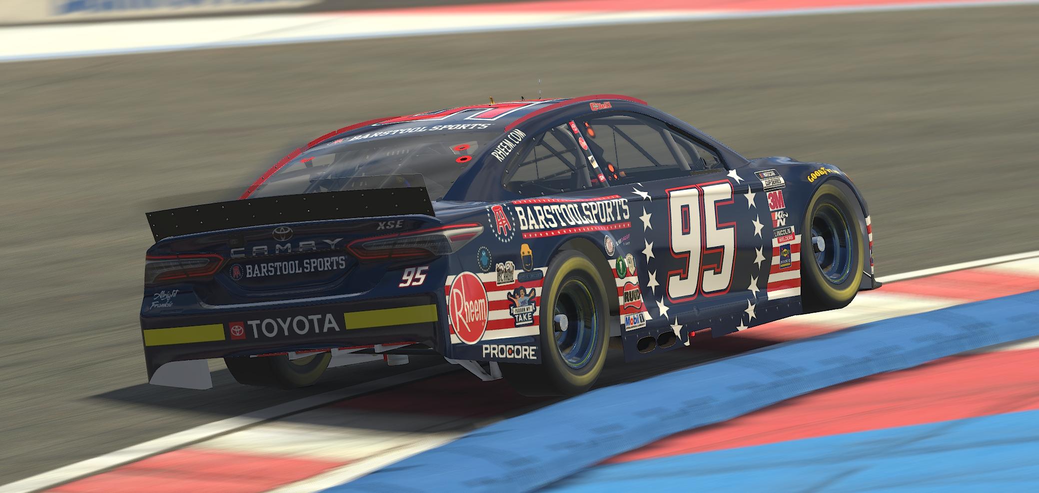 #95 Barstool Sports Toyota Camry Fictional (Custom #) by Chad Mikosz ...
