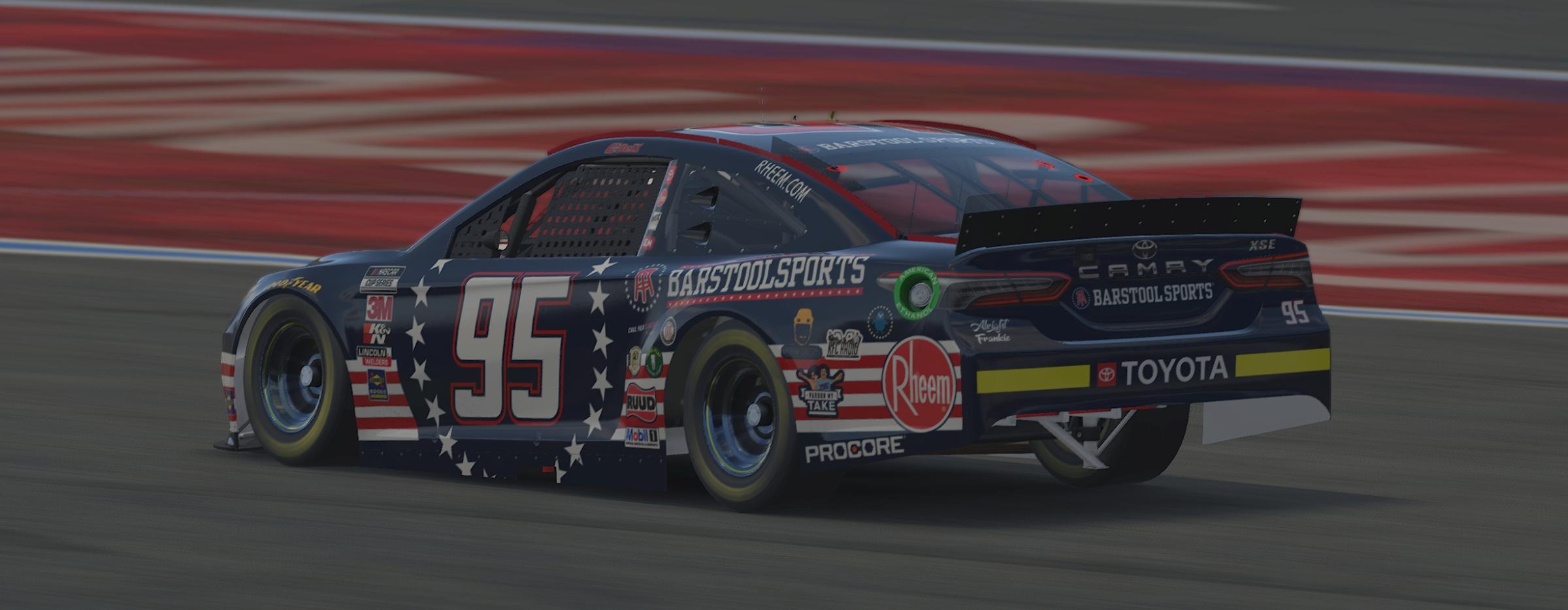 #95 Barstool Sports Toyota Camry Fictional (Custom #) by Chad Mikosz ...
